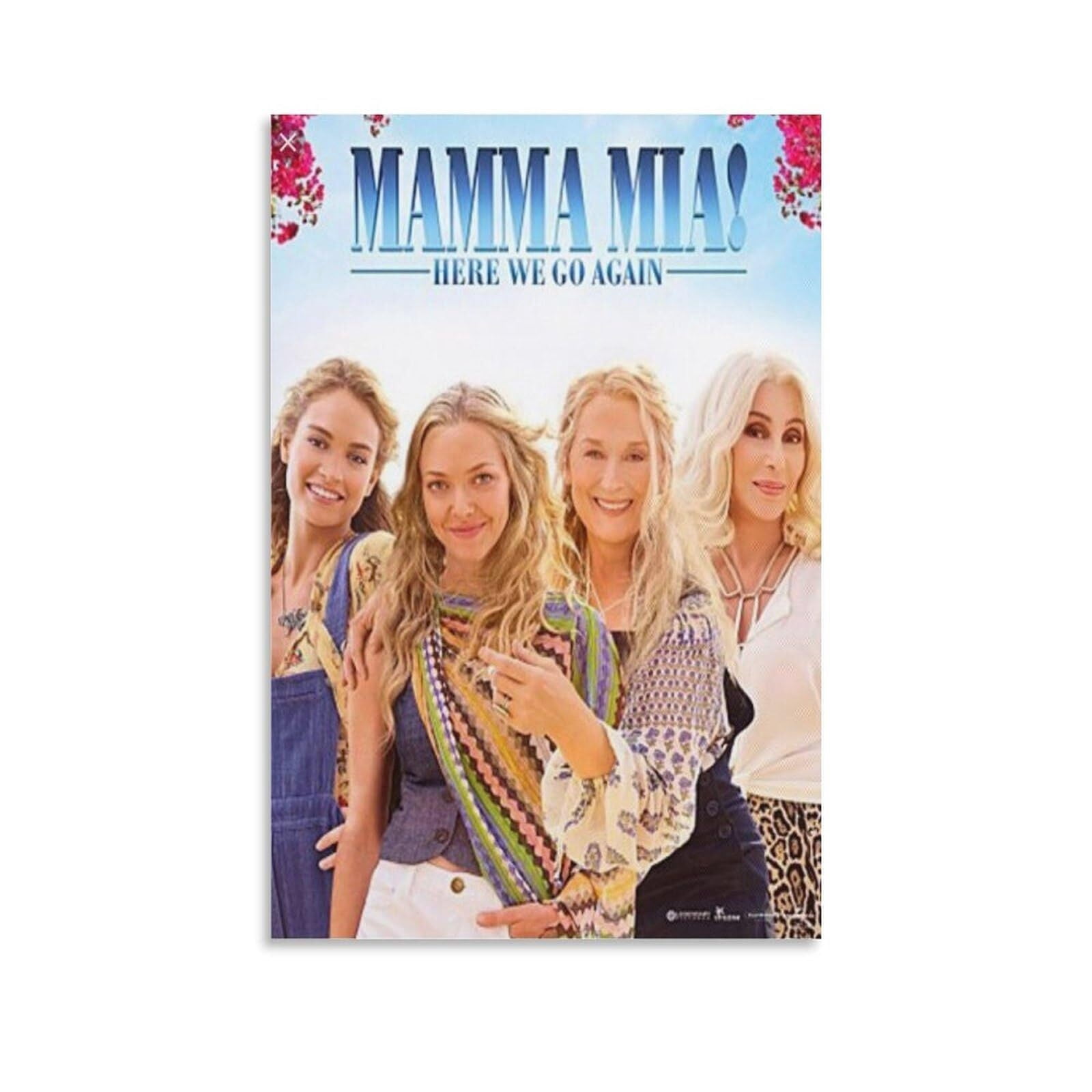 Retro Movie Poster Mamma Mia 6 Picture Print Wall Art Poster Painting ...