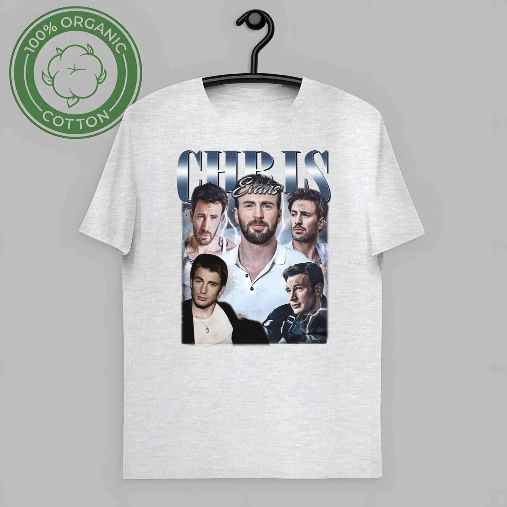 Retro Movie Star Caption Graphic Tee - Vintage Action Hero Shirt ...