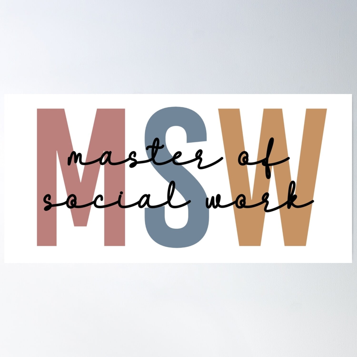 Retro Msw Master Of Social Work | Social Worker Retro | Social Worker ...