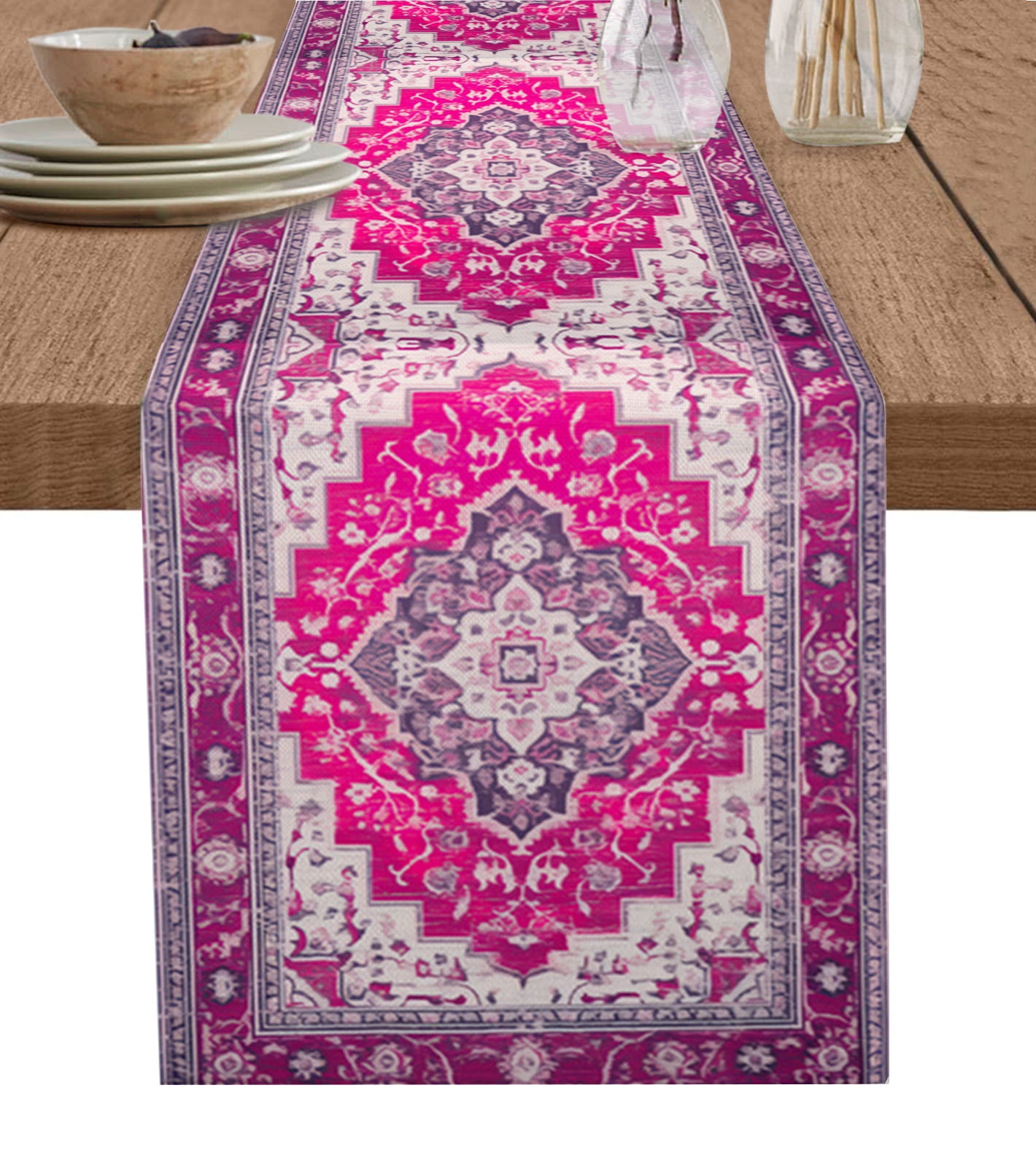 Retro Murals Medieval Table Runner ration Home r Dinner Table ration ...