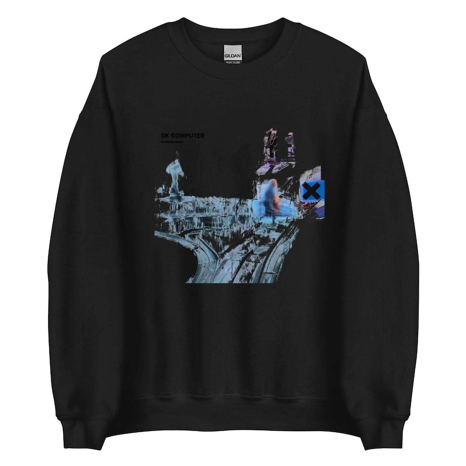 Retro Music Band Graphic T-shirt, OK Computer Album Art Design ...
