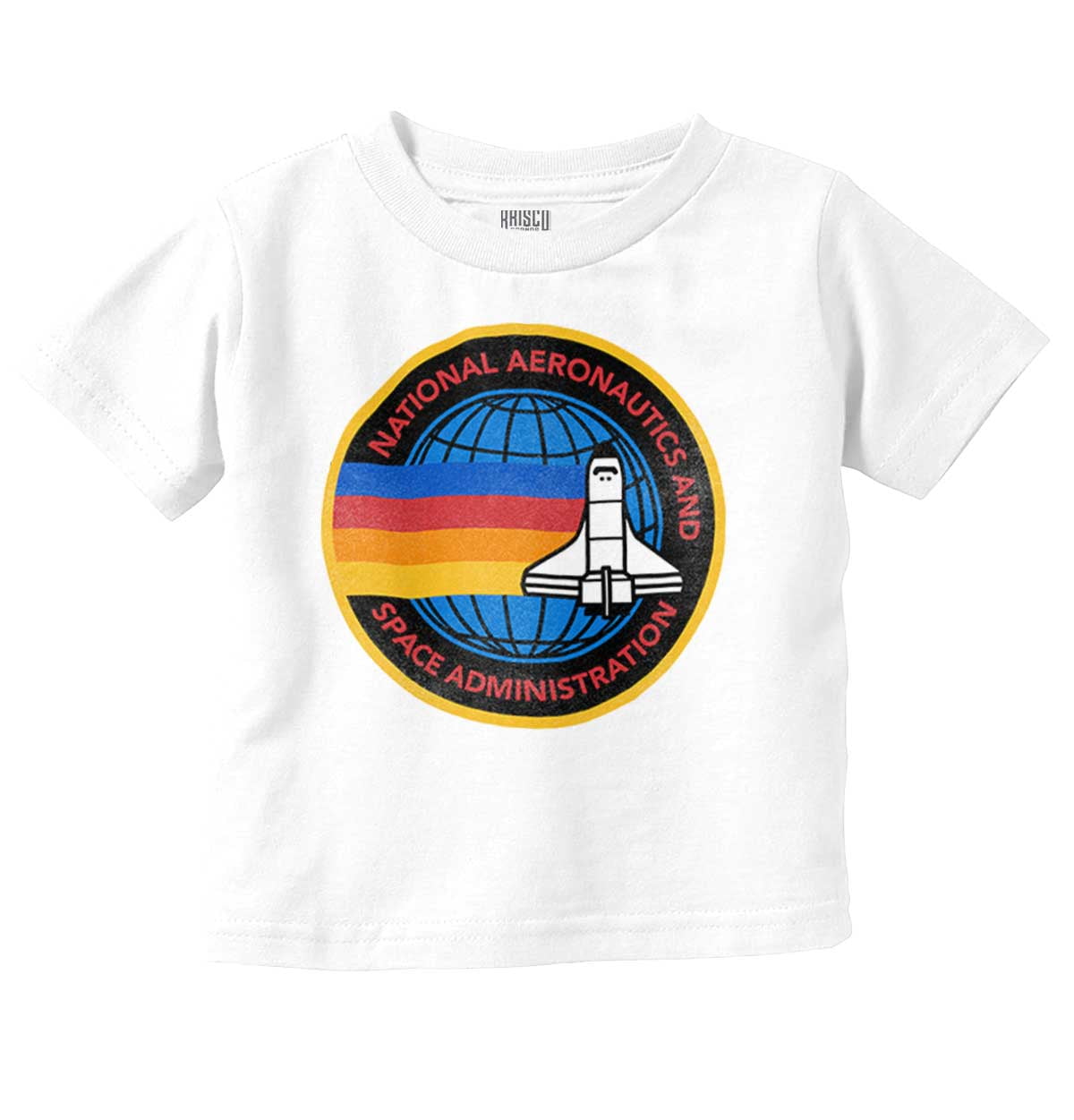 Retro NASA Space Shuttle Rainbow Toddler Boy Girl T Shirt Infant ...