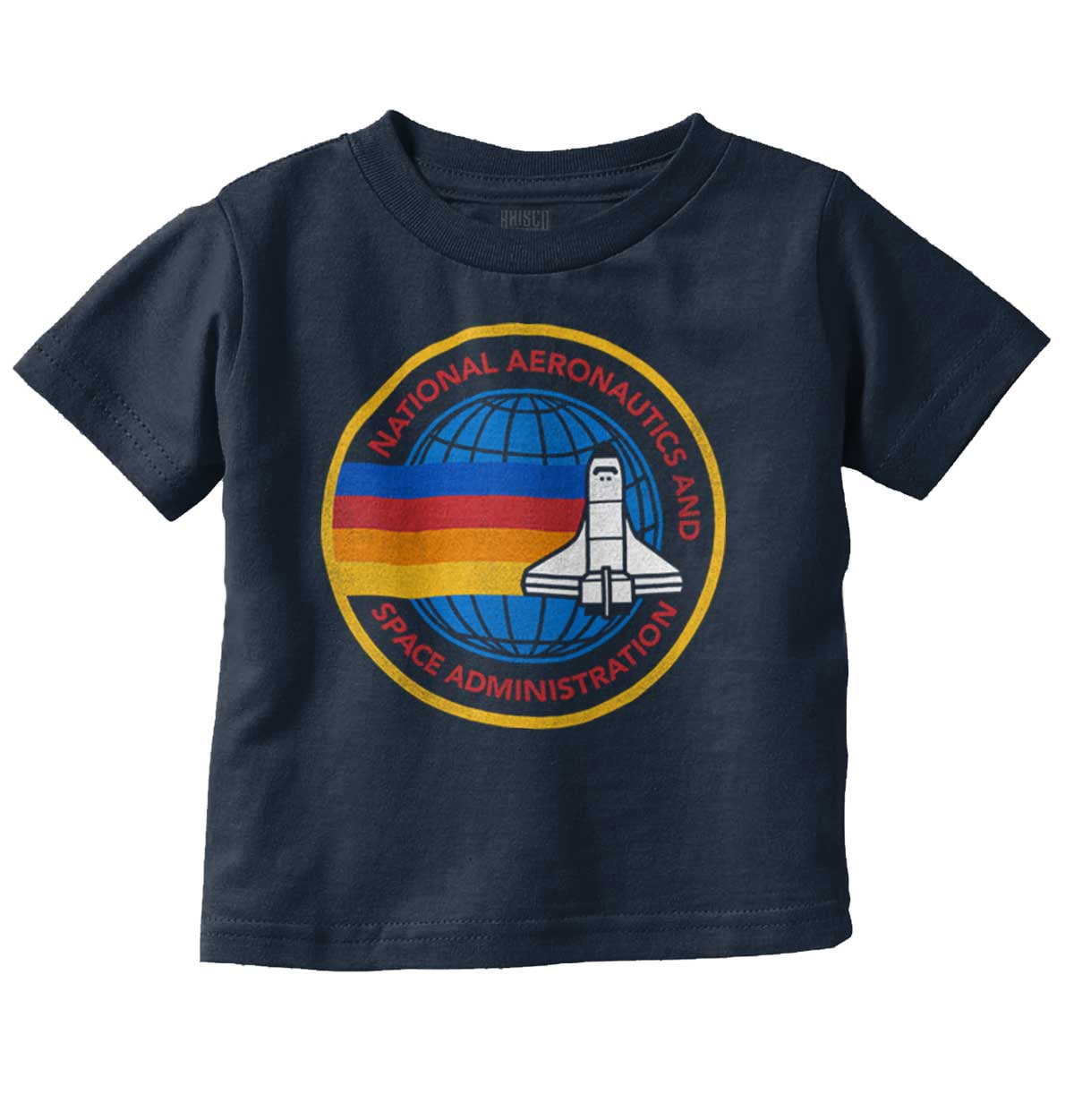 Retro NASA Space Shuttle Rainbow Toddler Boy Girl T Shirt Infant ...