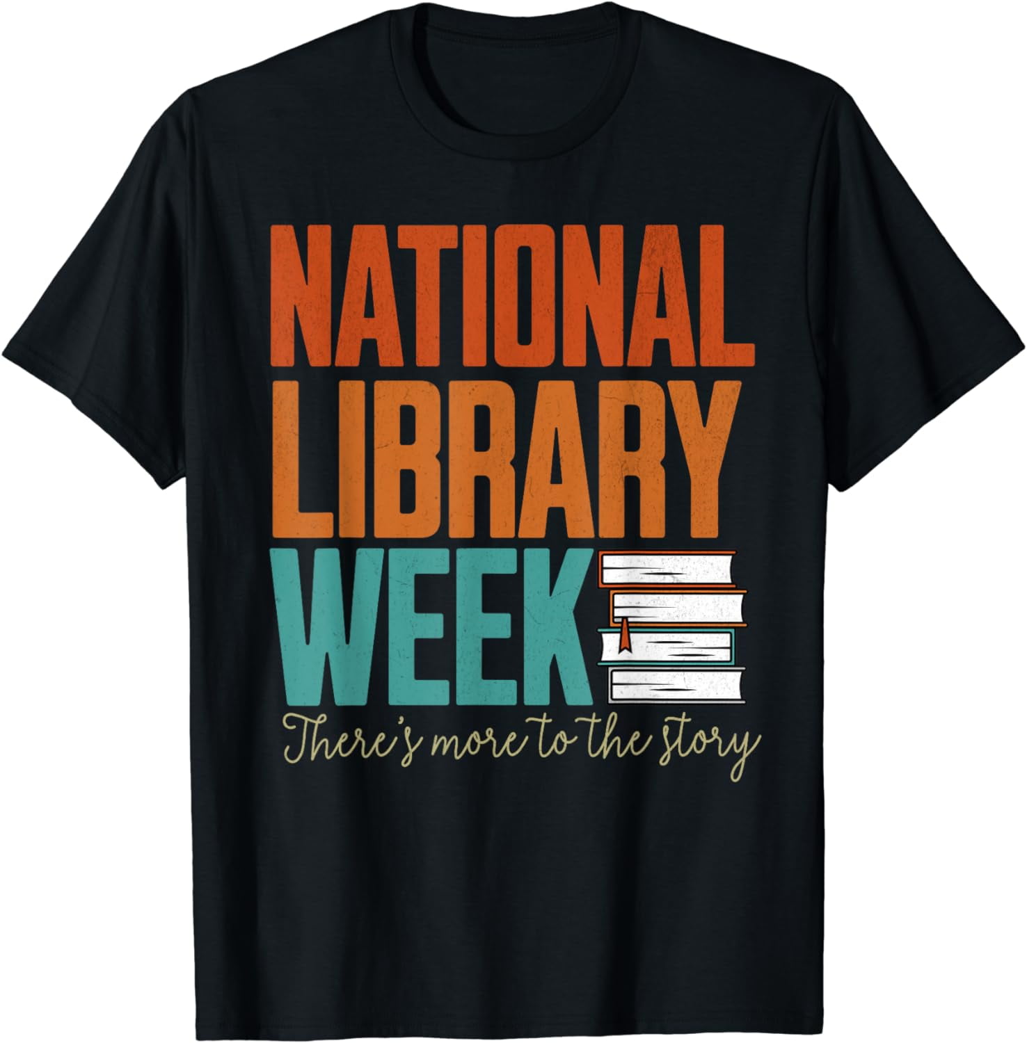 Retro National Library Week 2023 Librarian Appreciation Book T-Shirt ...