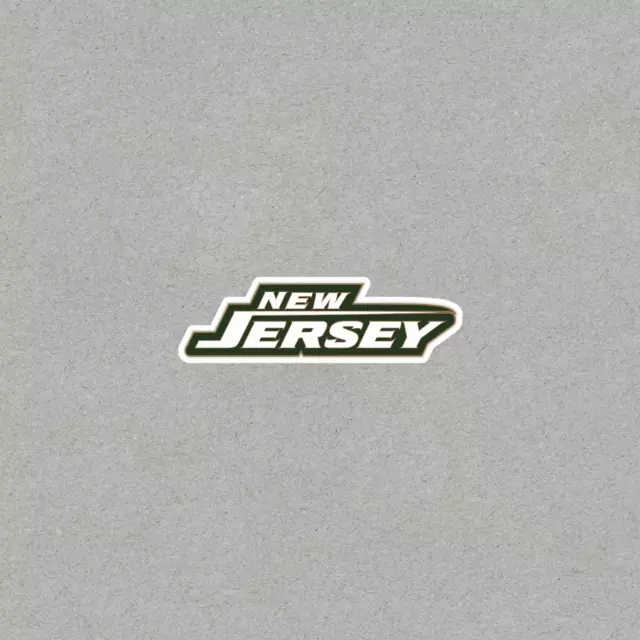 Retro New Jersey Sports Team Sticker - Vintage Green & White Logo ...
