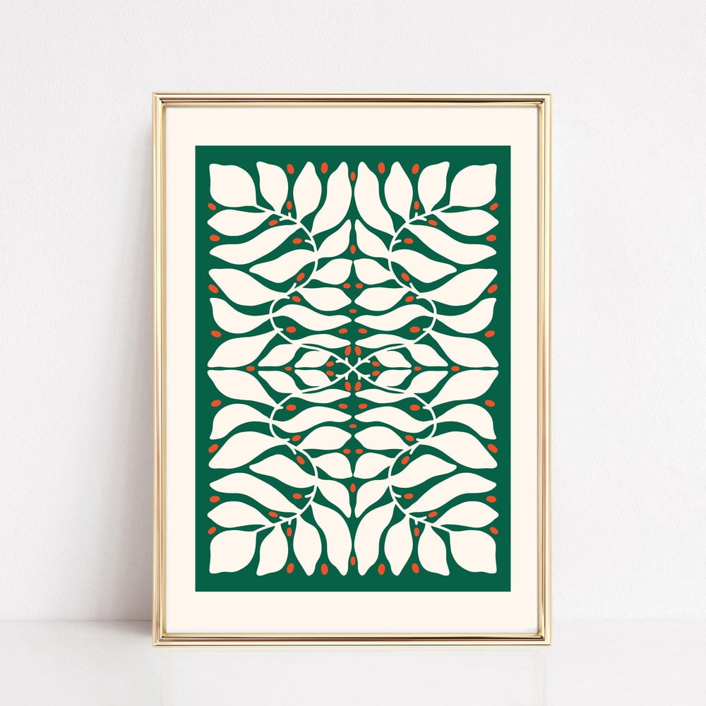 Retro Noel Print, Noel Print, Green Wall Art, Trendy Wall Art, Boho ...