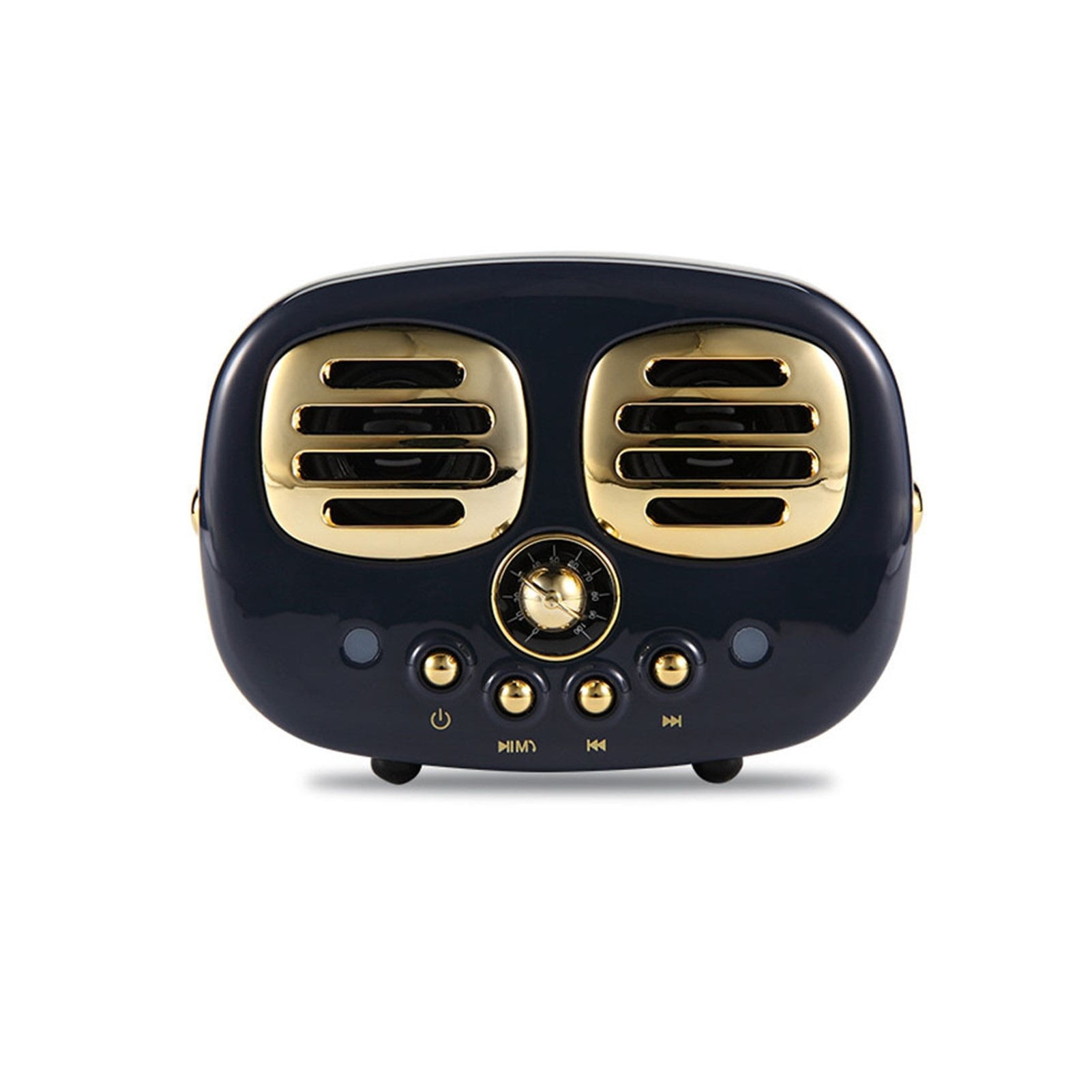 Retro Nostalgic 3D Bluetooth Radio Speaker Wireless Bass Box USB FM ...