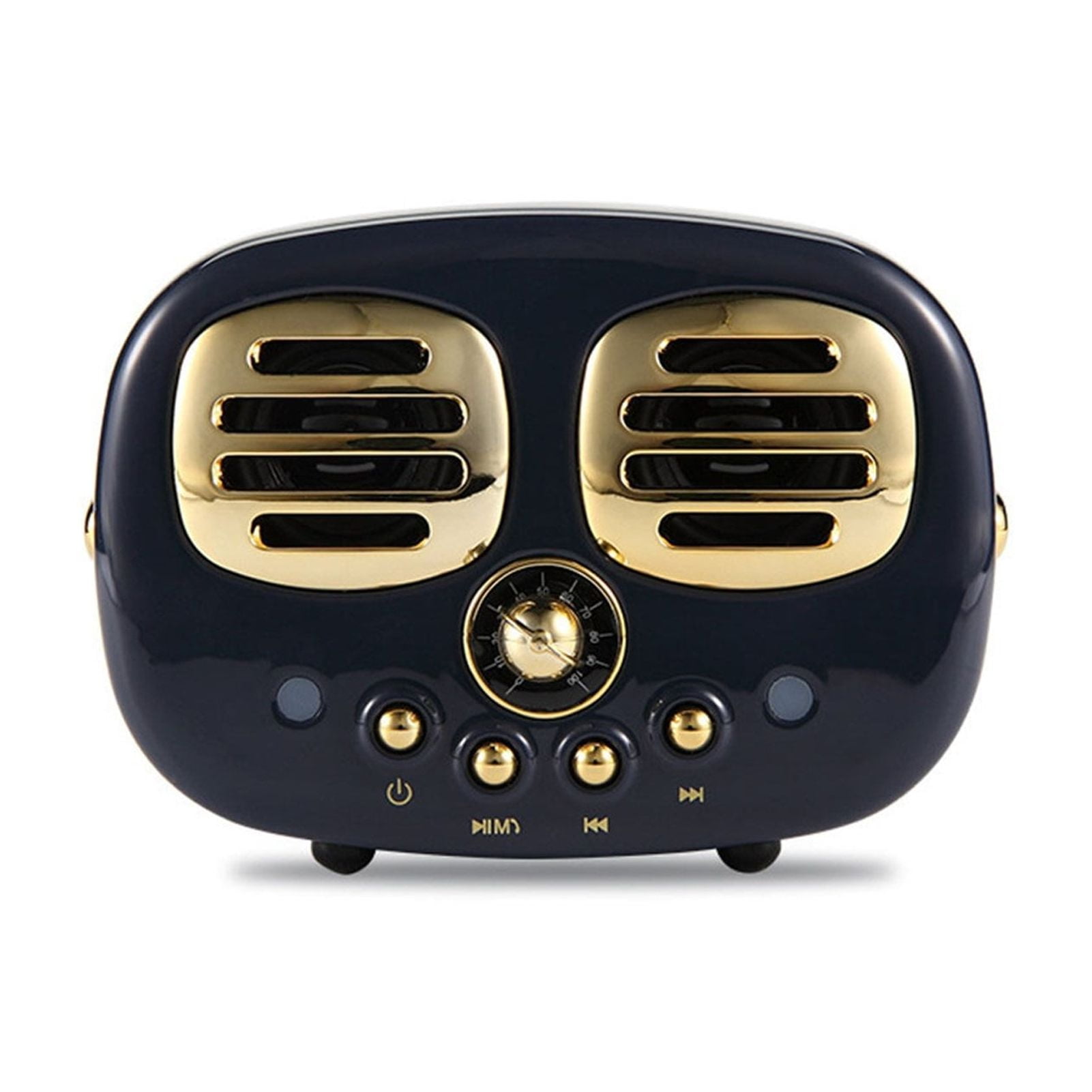 Retro Nostalgic 3D Bluetooth Radio Speaker Wireless Bass Box USB FM ...