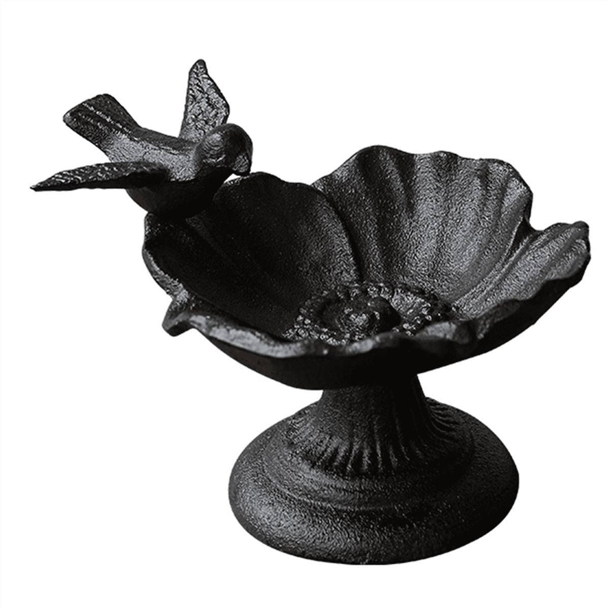 Retro Nostalgic Cast Iron Crafts Petal Bird Feeder Basin Ornaments ...
