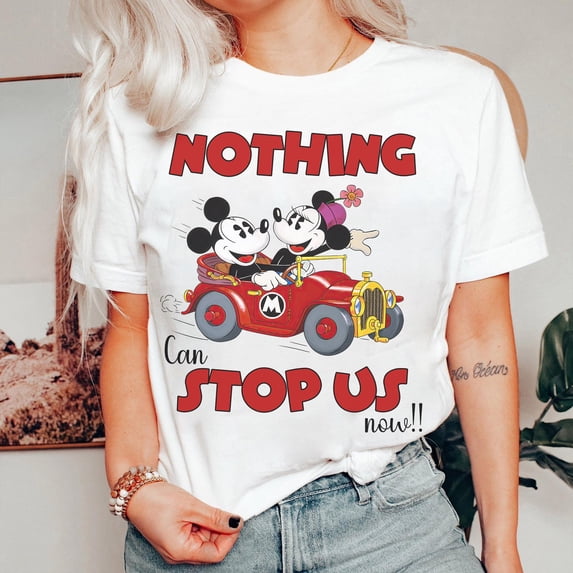 Retro Nothing Can Stop Us Now Shirt, Mickey & Minnie's Runaway Railway ...