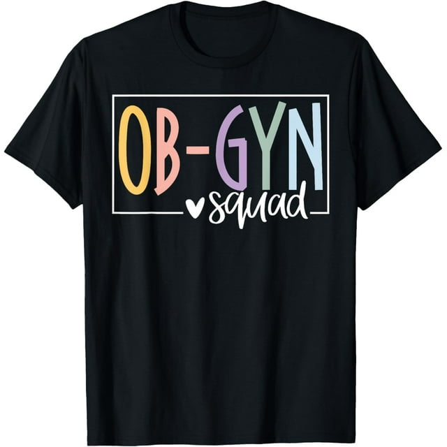 Retro OBGYN Squad Obstetrician Gynecologist Nurse OB GYN T-Shirt ...