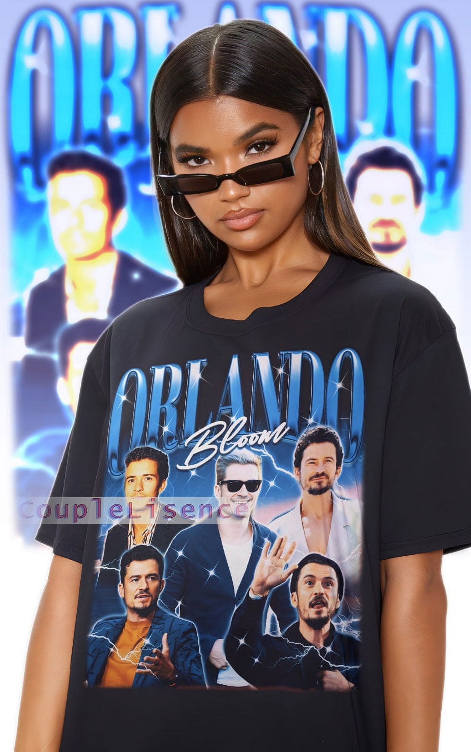 Retro ORLANDO BLOOM Tee | Orlando Bloom Homage Fan Tees | Orlando Bloom ...