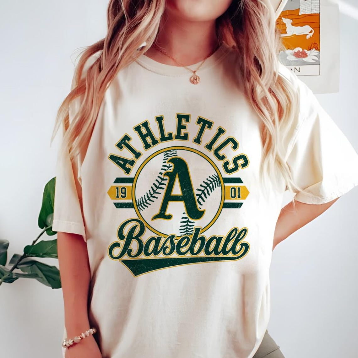Retro Oakland Baseball Tshirt, Athletics EST 1901 Baseball Team Tshirt ...