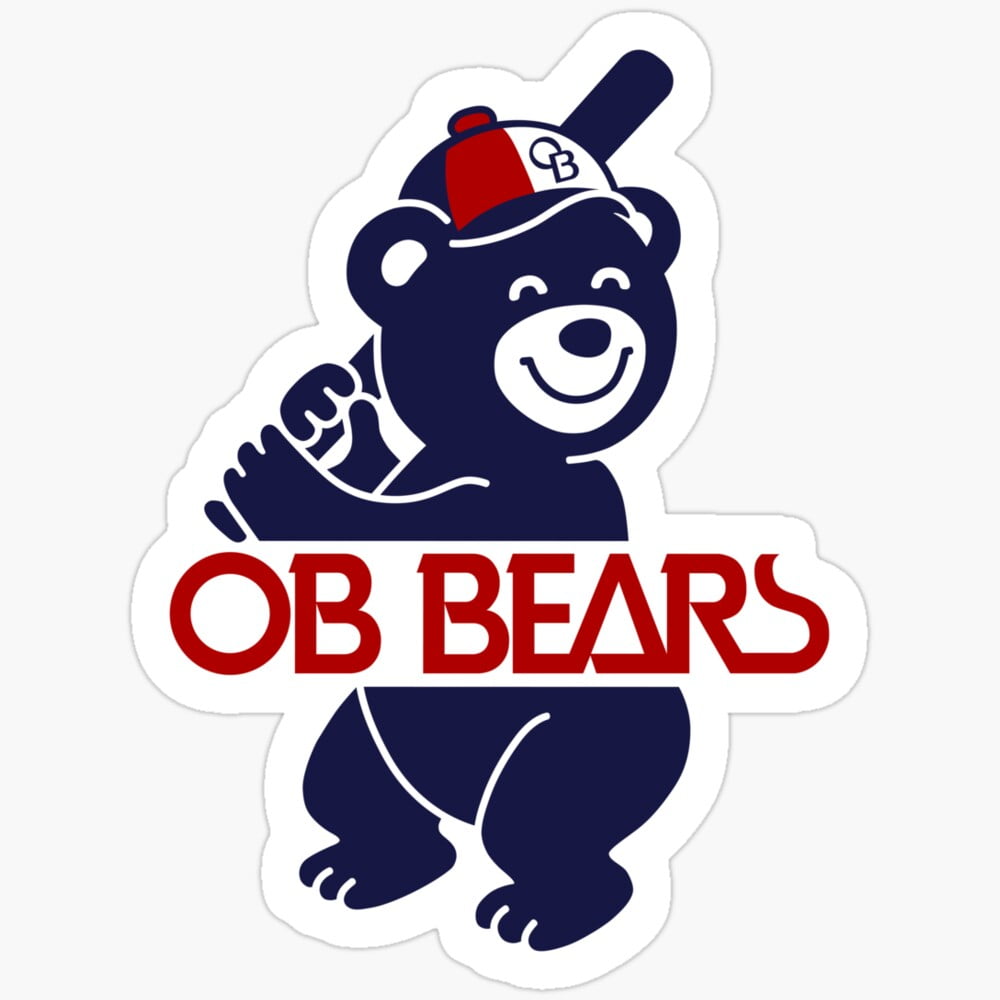 Retro Ob Bear Home Sticker Phone Decal Water Bottle Stickers Car Decals ...