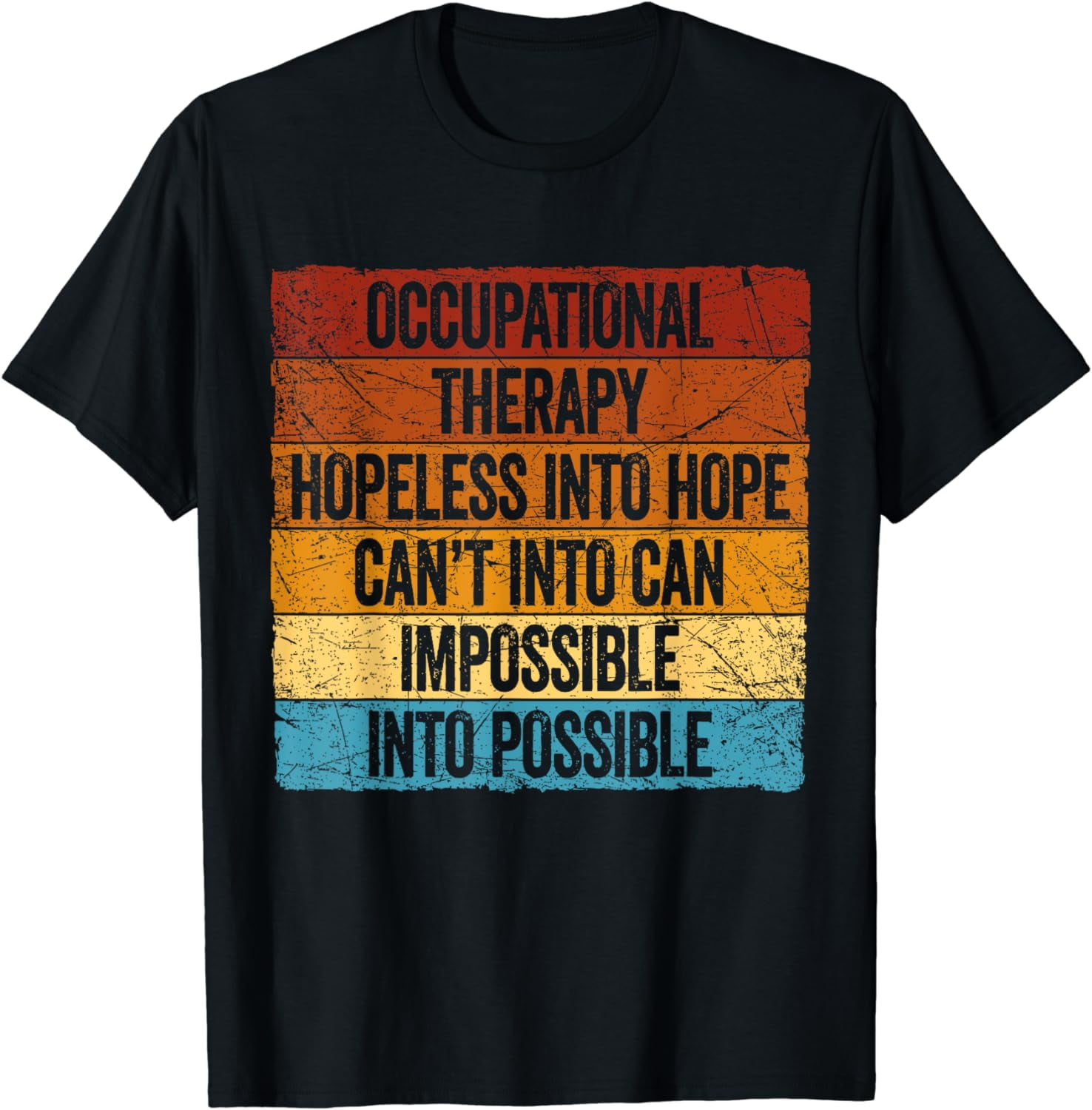 Retro Occupational Therapy, Funny OT For Men Women T-Shirt - Walmart.com