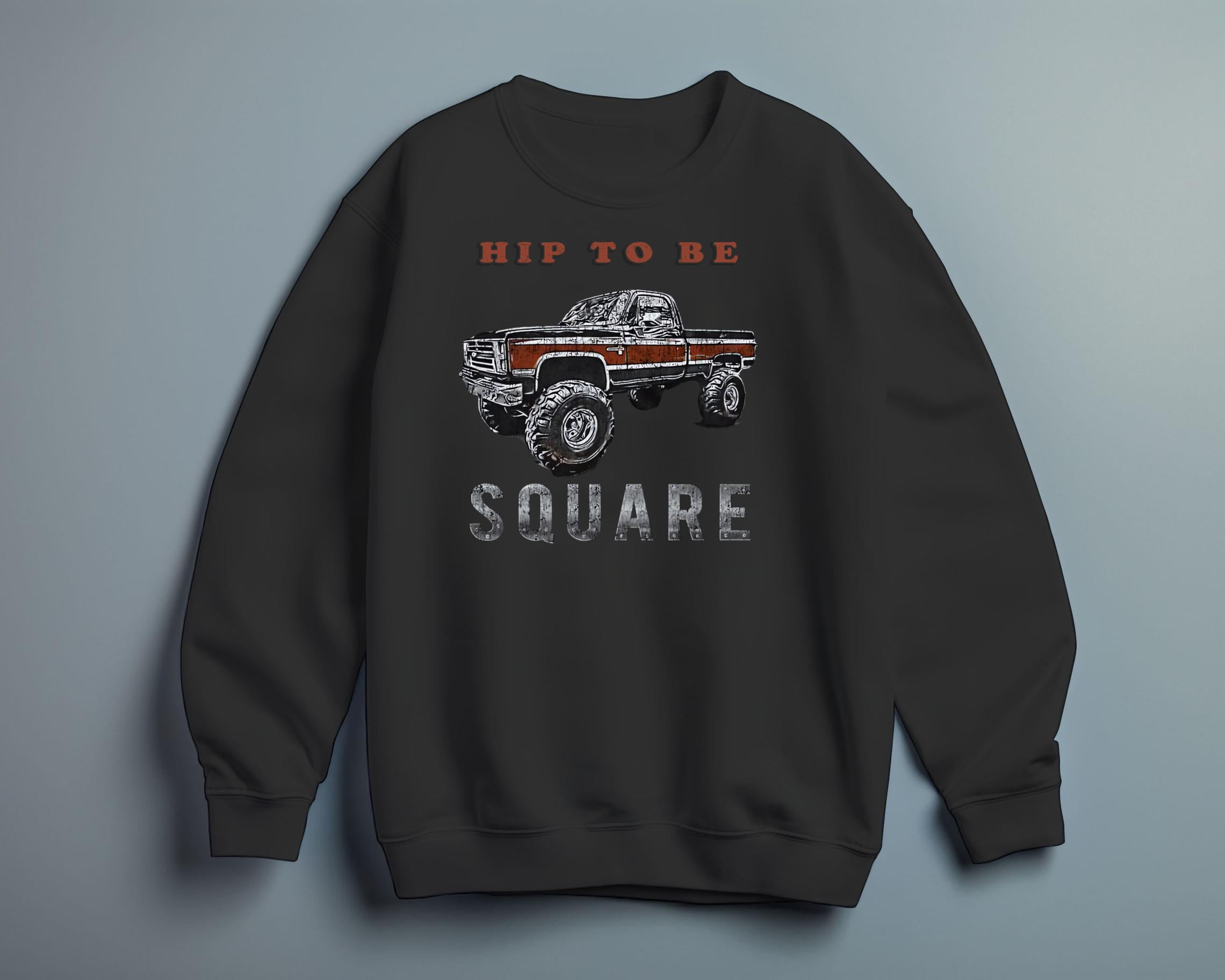 Retro Off-Road Square Body Lifted Truck Shirt All Terrain Adventure ...