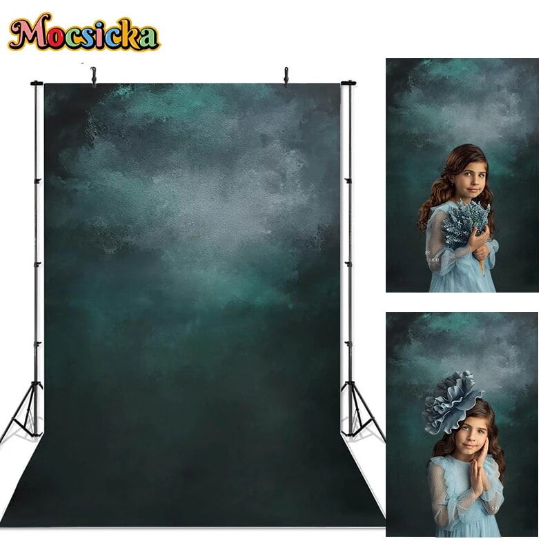 Retro Oil Painting Backdrops for Photography Grey Black Abstract ...