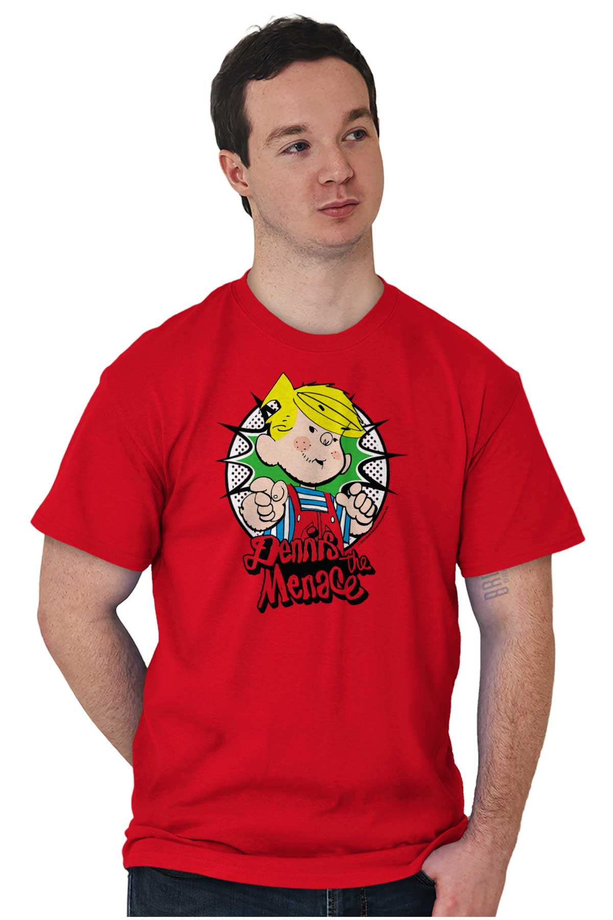 Retro Old School Dennis The Menace Men's Graphic T Shirt Tees Brisco ...