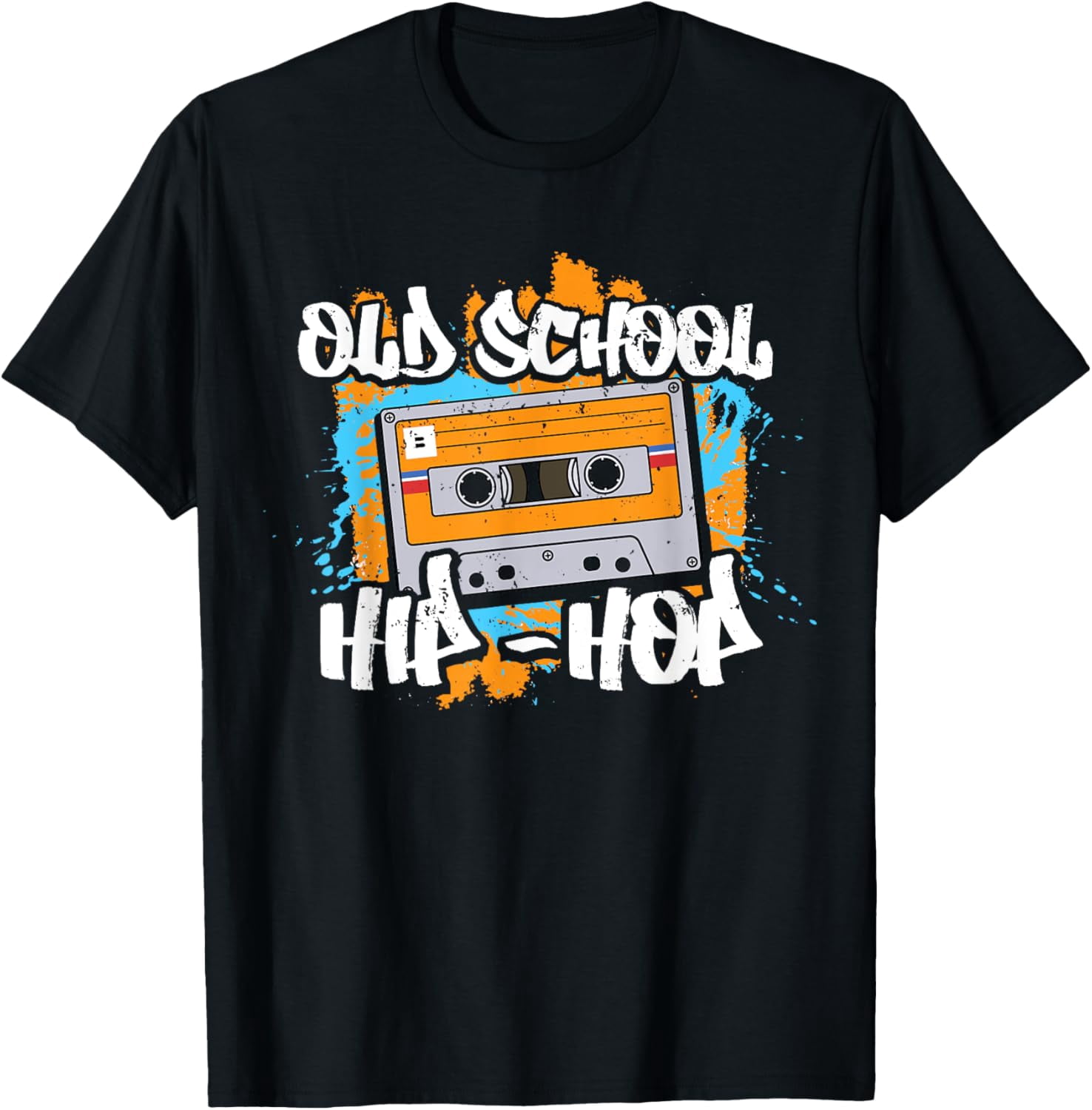 Retro Old School Hip Hop 80s 90s Graffiti Cassette Gift T-Shirt men and ...