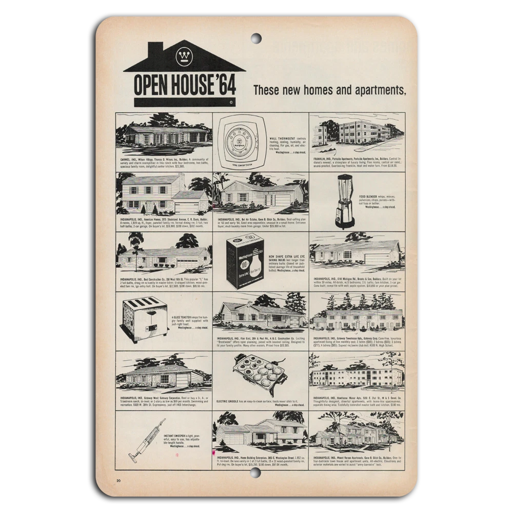 Retro Open House '64: Vintage Home & Appliance Designs - Walmart.com