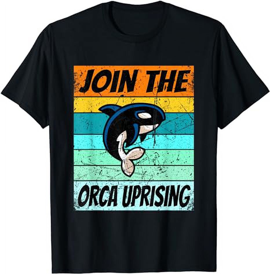 Retro Orca Shirt Orca Uprising Shirt Join The Orca Uprising T-Shirt ...