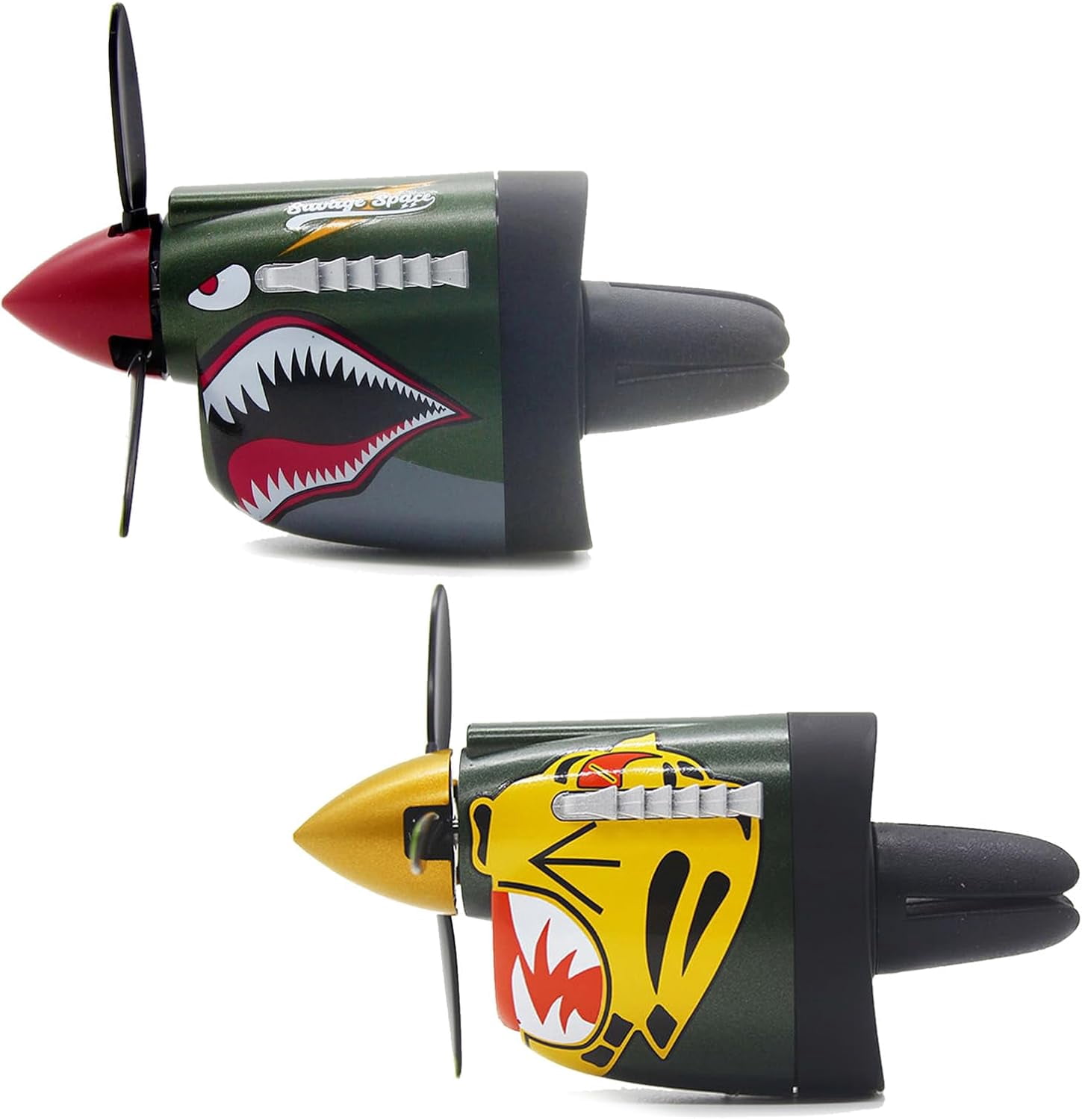 Retro P-40 Warhawk Propeller Car Clip, Fighter Plane Air Vent Decor ...