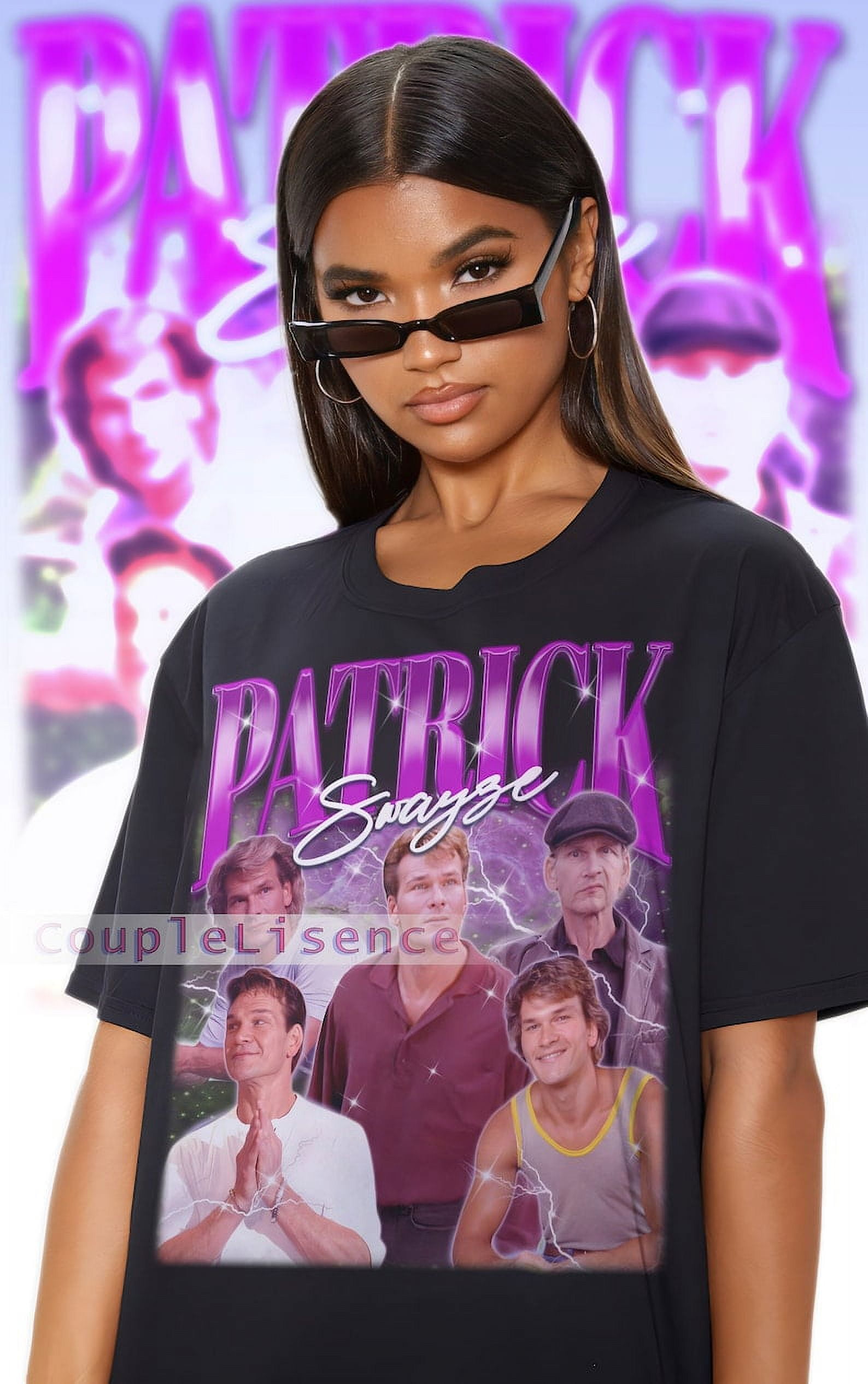 Retro PATRICK SWAYZE Shirt | Patrick Swayze Fan Tees | Patrick Swayze ...
