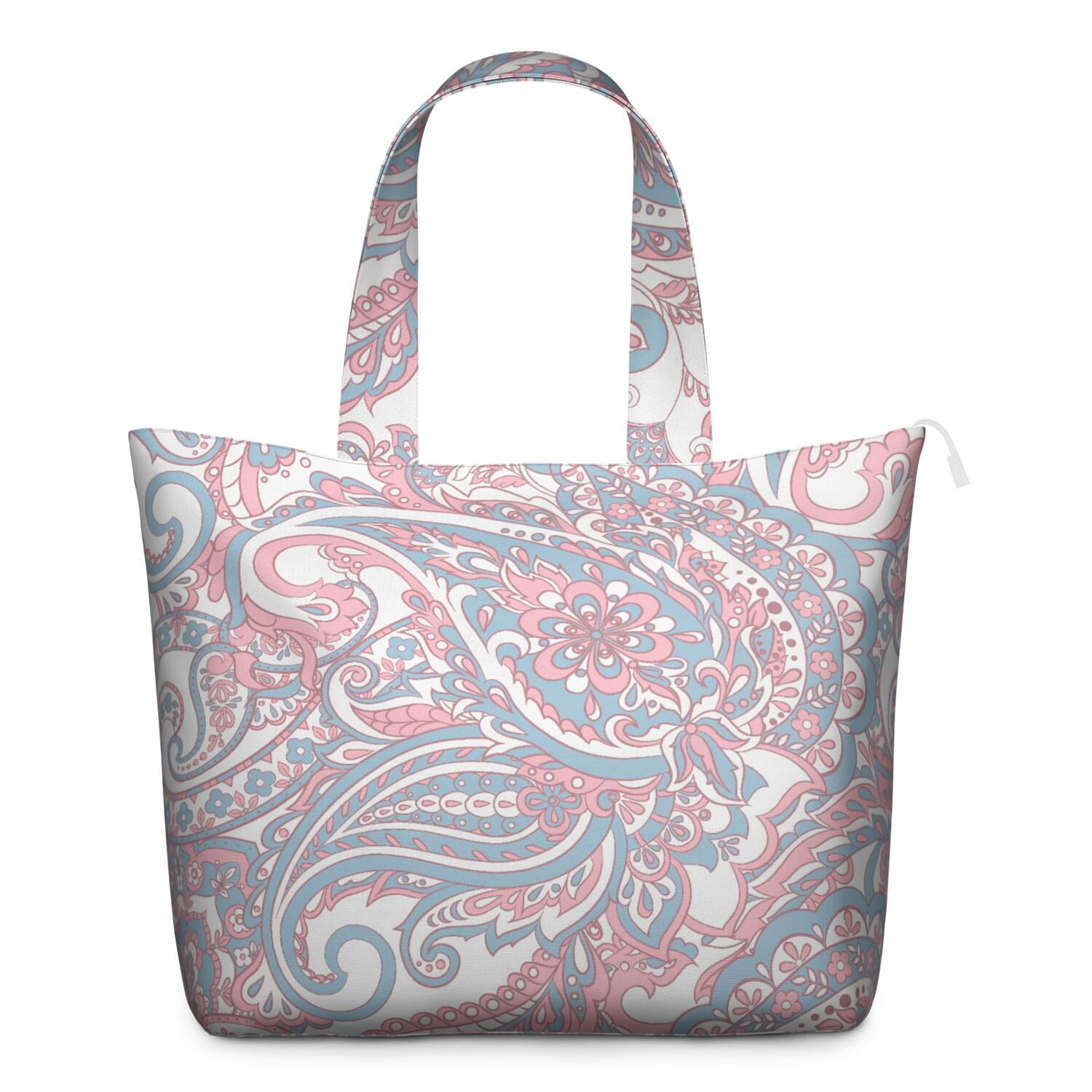 Retro Paisley Floral Duffel Boho Vintage Weekender Bag with Artistic ...