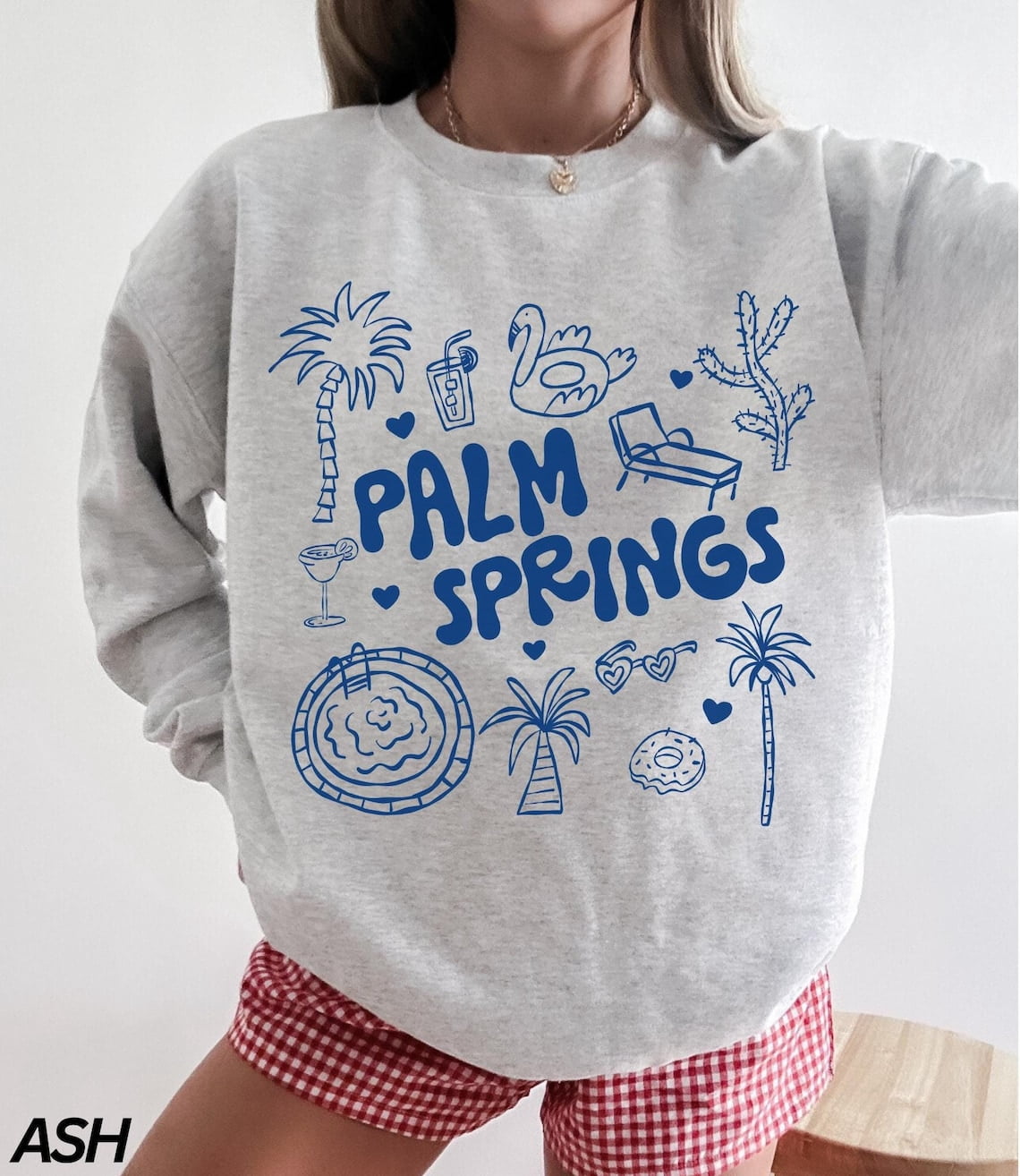 Retro Palm Springs Sweatshirt, Spring Break Shirt, Palm Springs Shirt ...