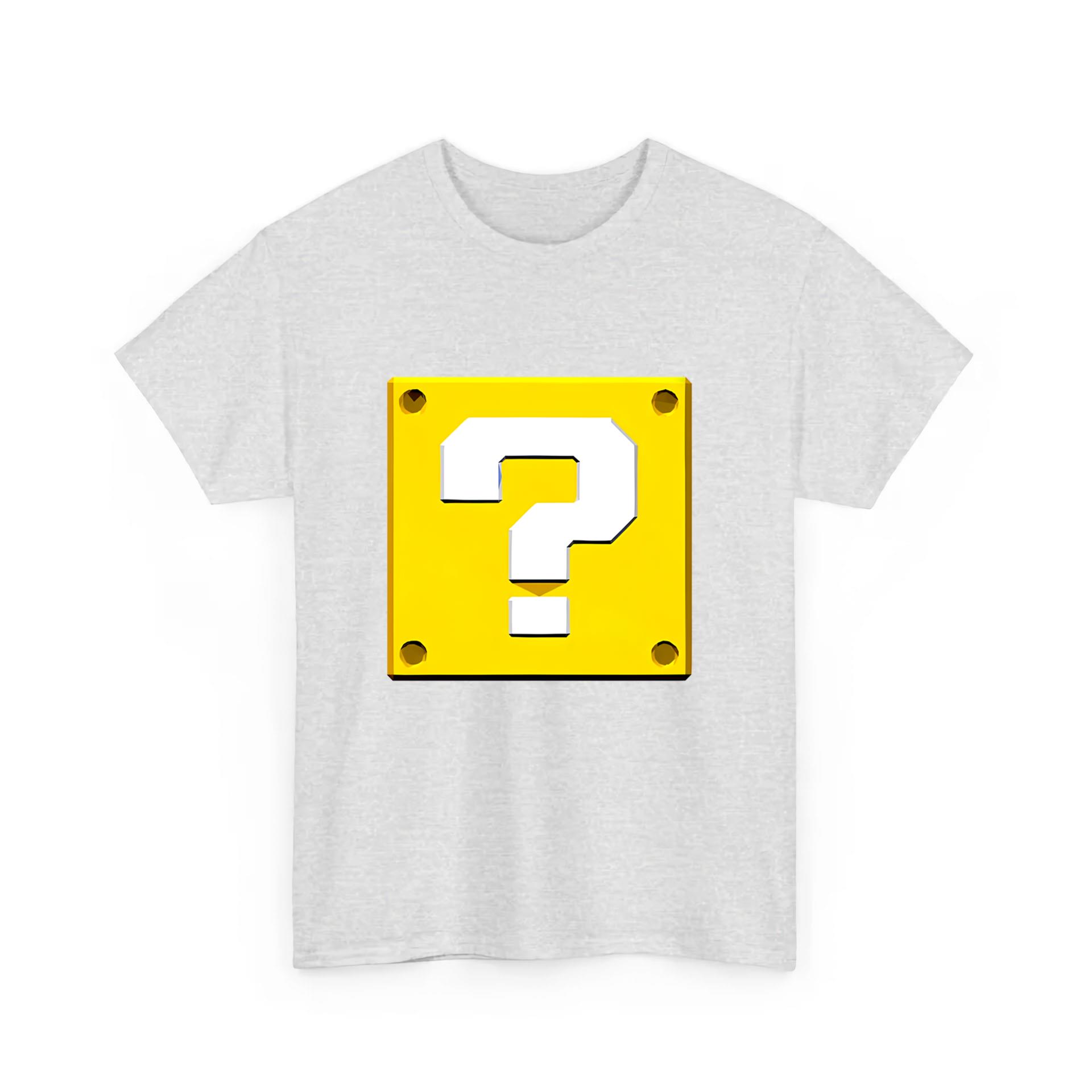 Retro Parody Question Mark Block Tee Unisex Shirt - Walmart.com