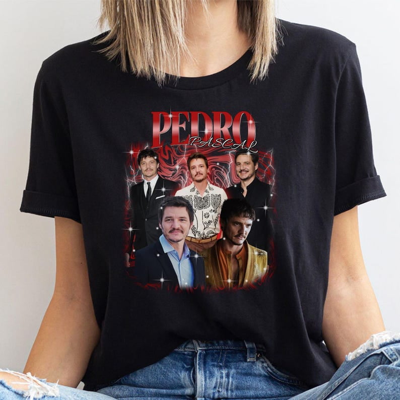 Retro Pedro Pascal Fan T-Shirt, Vintage Pedro Pascal Shirt, Pop Culture ...