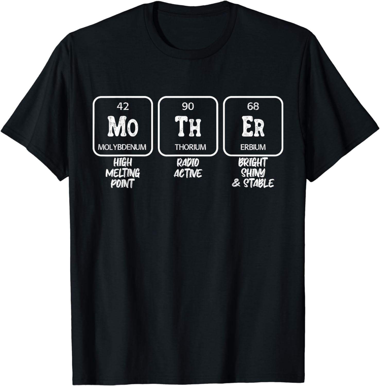 Retro Periodic Table Mother The Essential Element Mom Funny T-Shirt ...