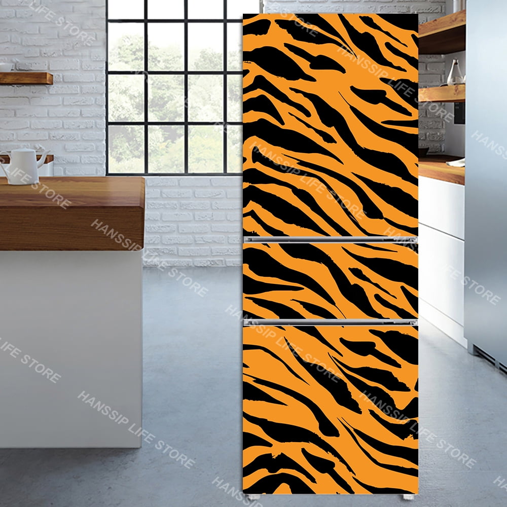 Retro Ph Booth Fridge Door Sticker Waterproof Kitchen rative Wallpaper ...