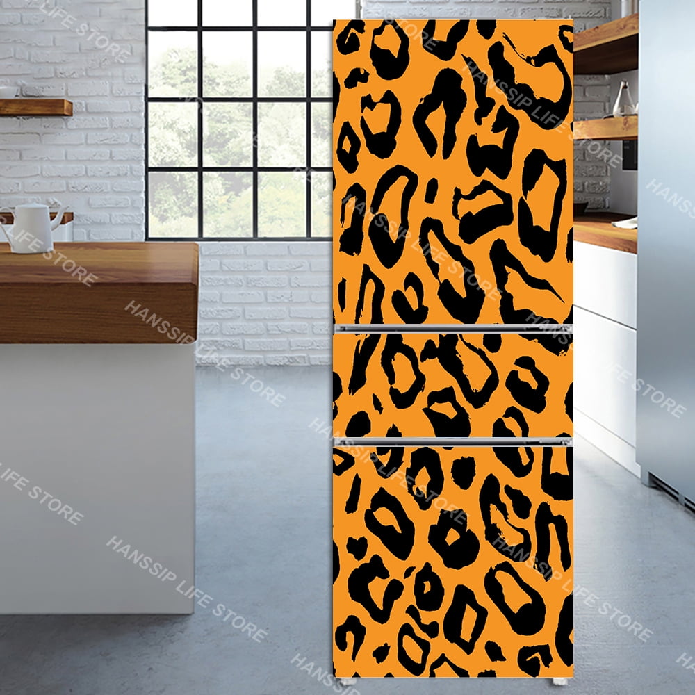 Retro Ph Booth Fridge Door Sticker Waterproof Kitchen rative Wallpaper ...