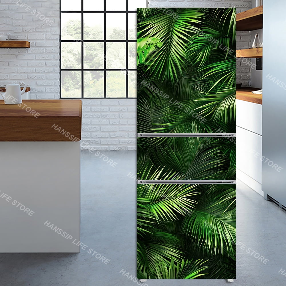 Retro Ph Booth Fridge Door Sticker Waterproof Kitchen rative Wallpaper ...