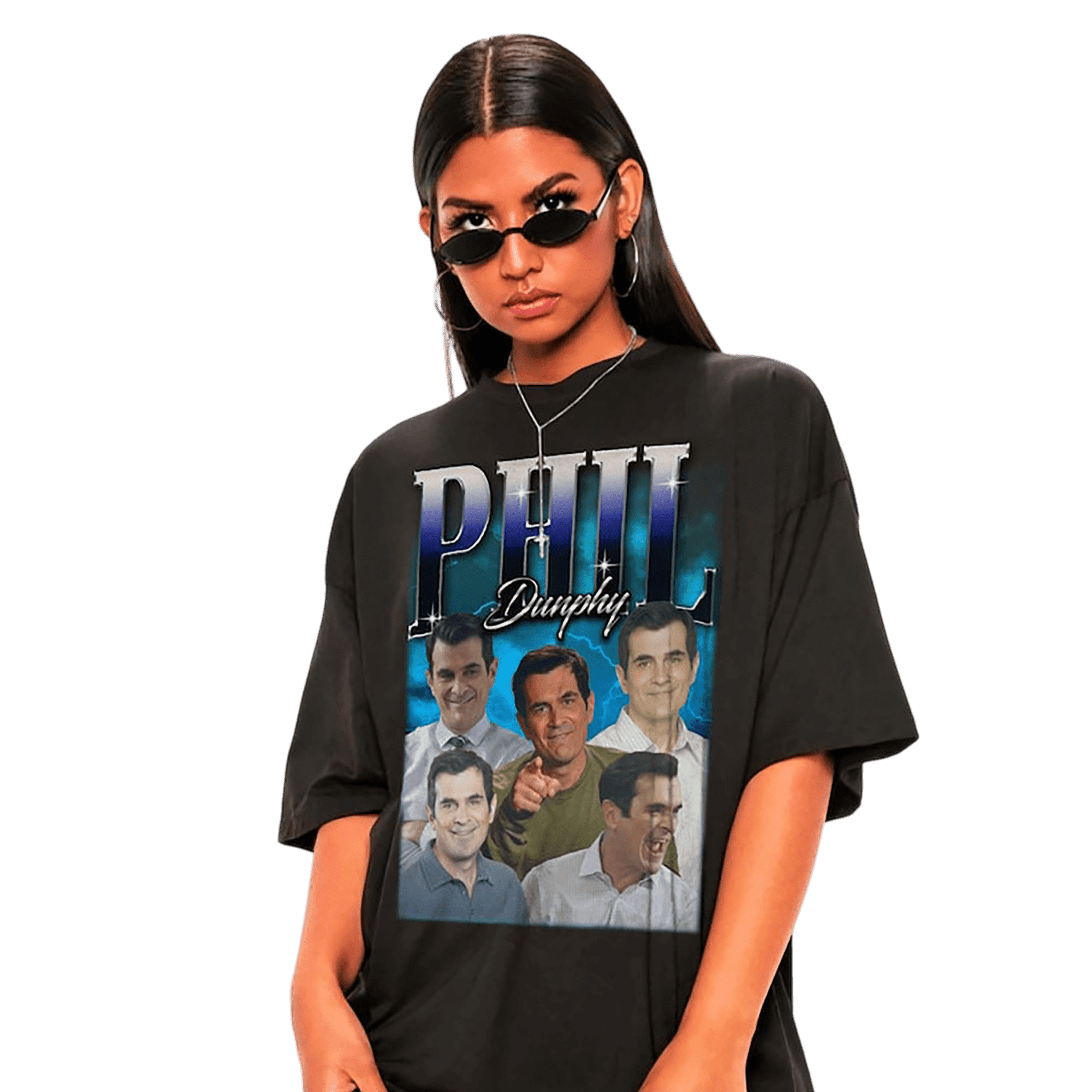 Retro Phil Dunphy Vintage T-Shirt, Modern Family Tribute Tee - Walmart.com
