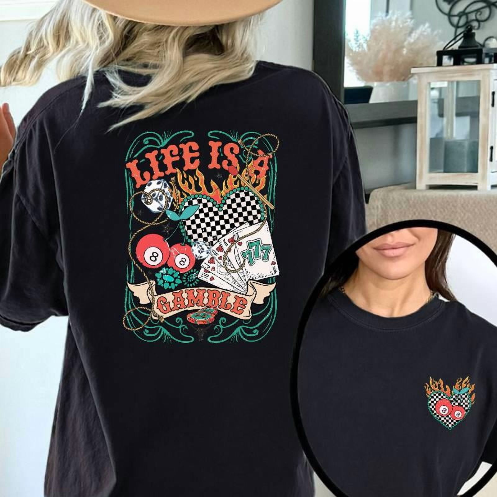Retro Philosophy T - Shirt LIFE IS Text & Inspired Art – A Stylish Nod ...