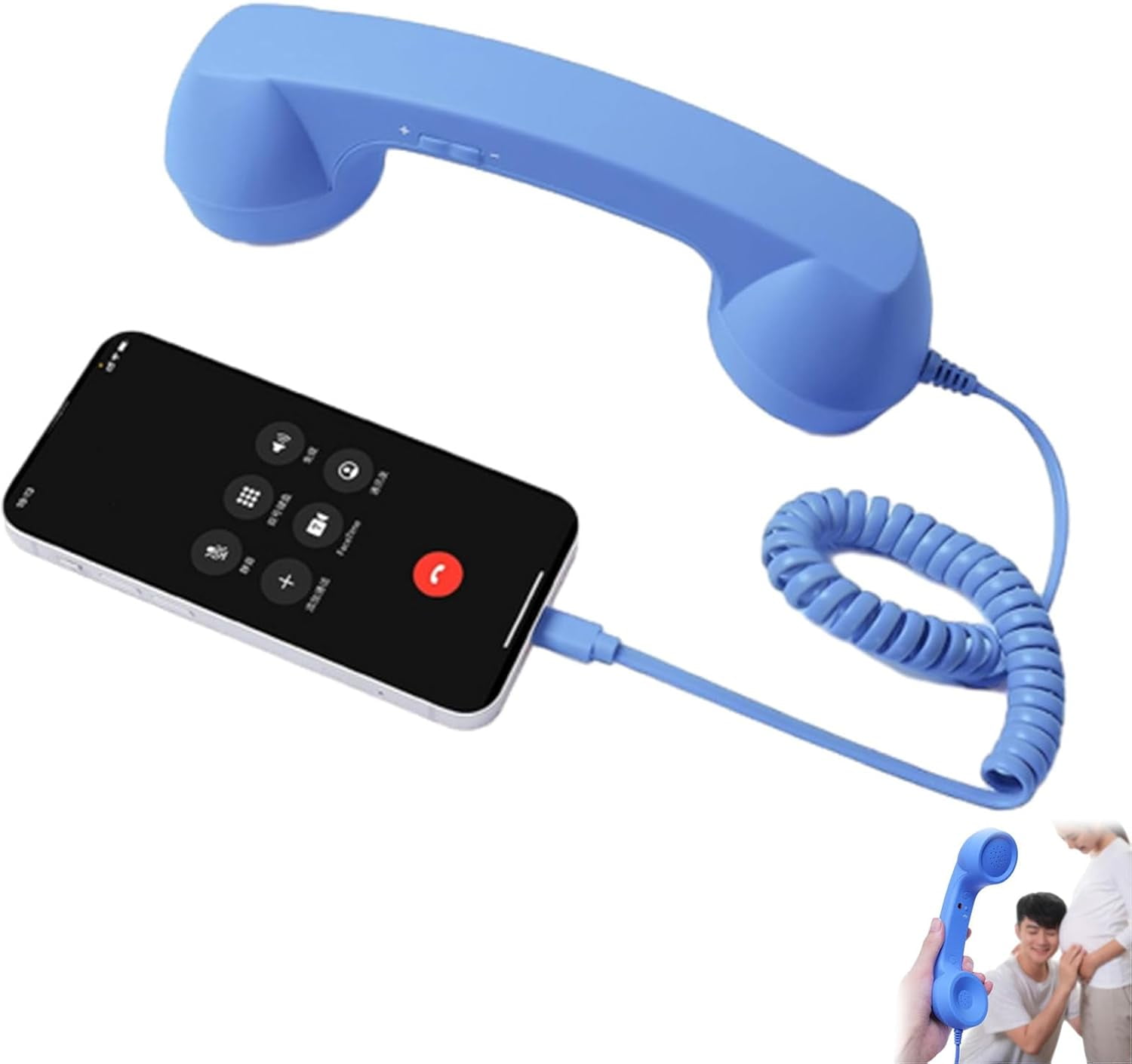 Retro Phone Handset, Retrotelephone Handset for Cell Phone USB C ...