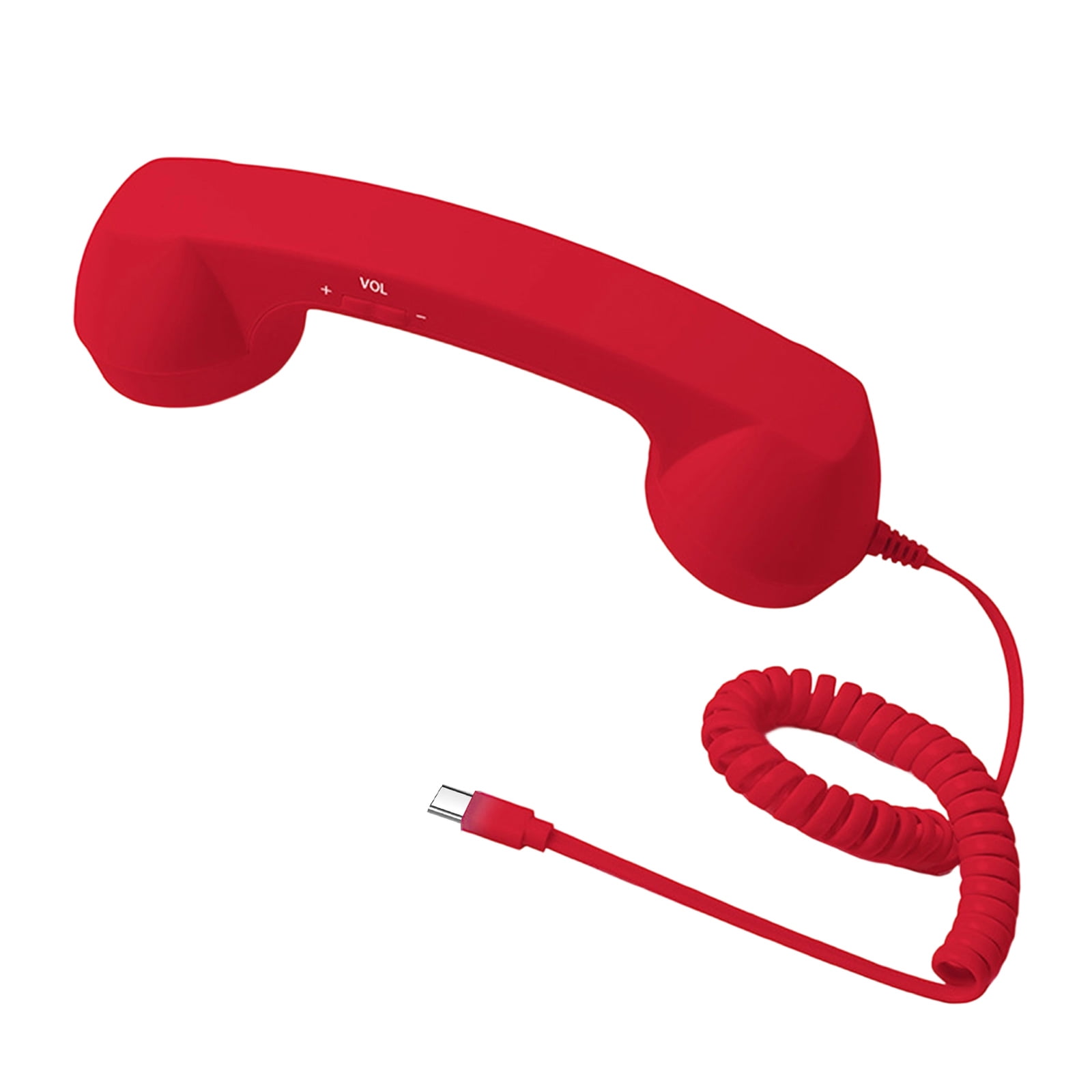 Retro Phone Handset With Type C Directly Connection Cord Speakers And ...