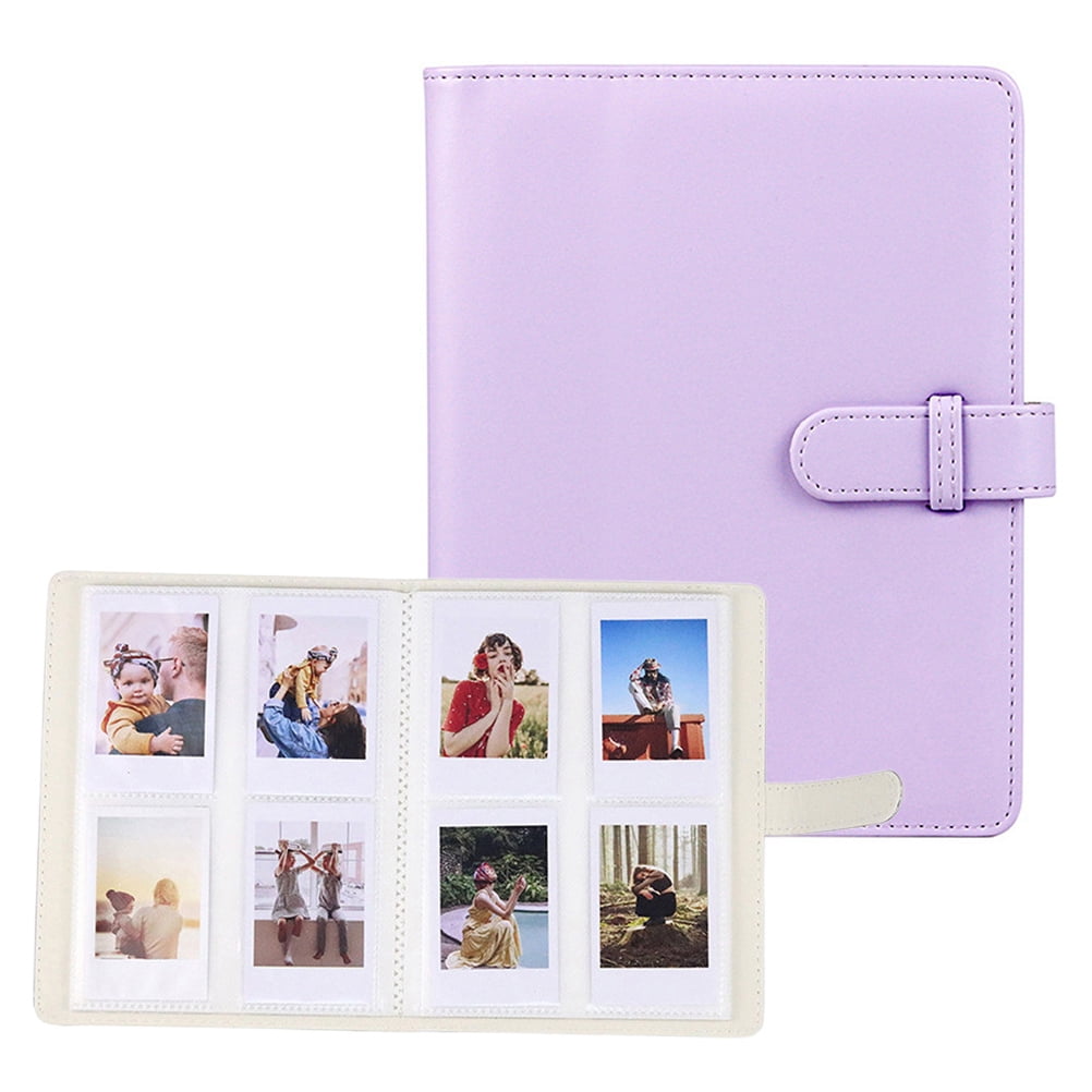 Retro Photo Album 128 Photos Pocket Album PU Cover Picture Album Photo ...