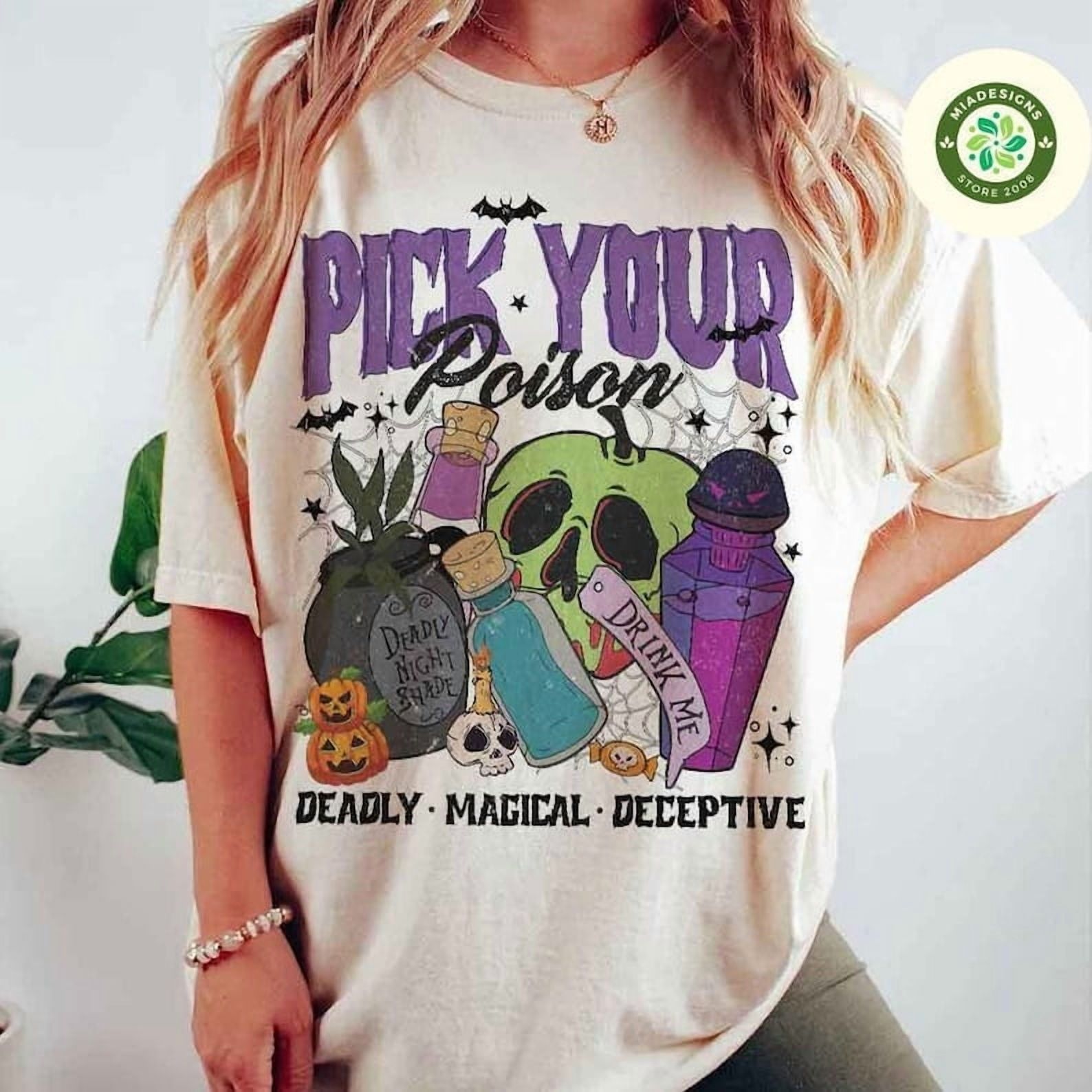 Retro Pick Your Poison Disney Villains Shirt, Disney Halloween Shirt ...
