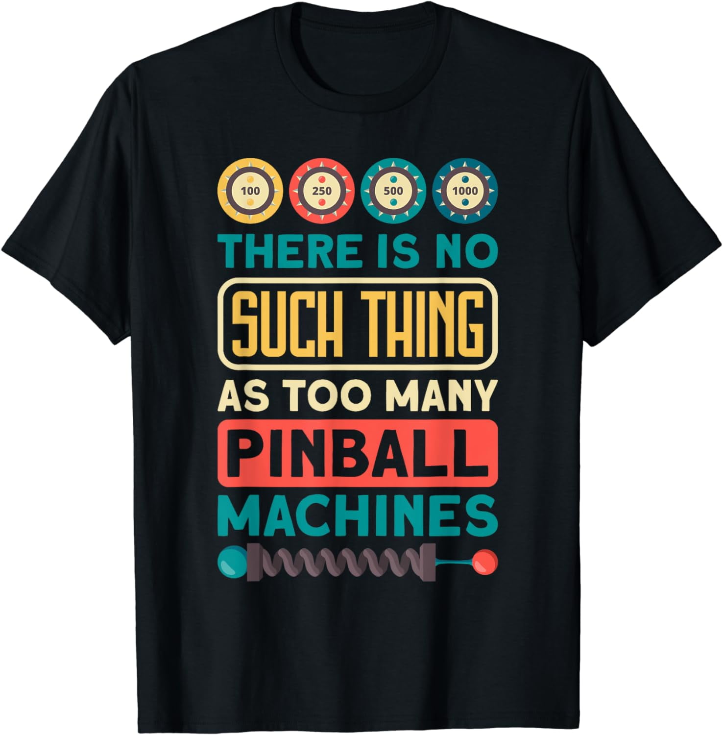 Retro Pinball Game Pinball Player Pinball Machine Pinball T-Shirt ...