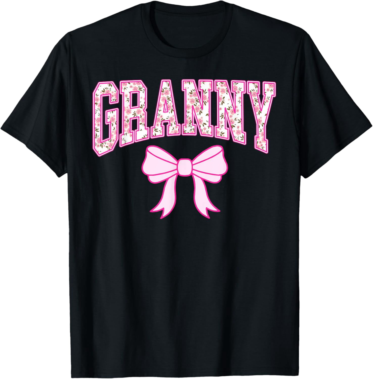 Retro Pink Coquette Bow Floral Team Matching Women - Walmart.com