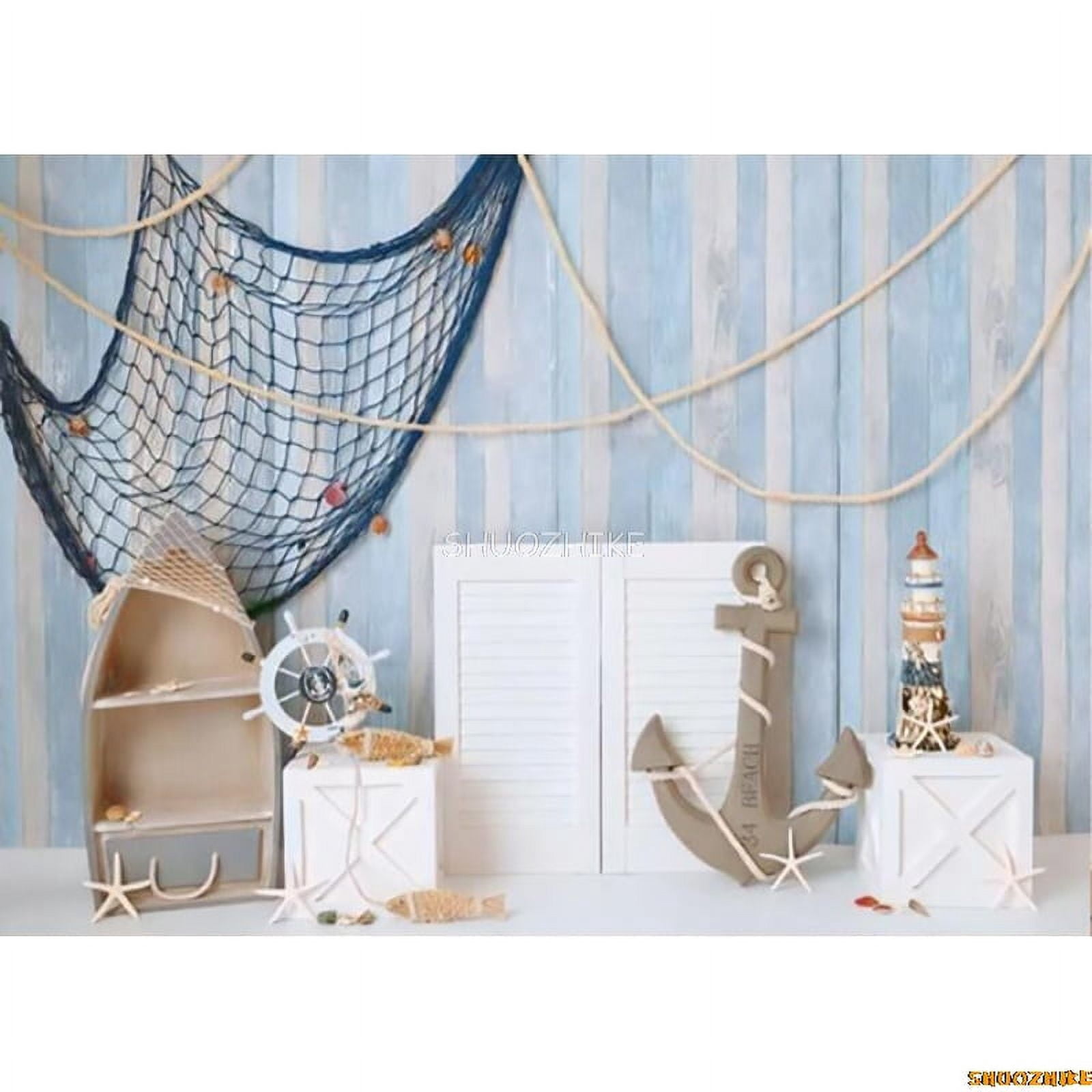 Retro Pirate Treasure Map Backdrop for Photography l Island Background ...