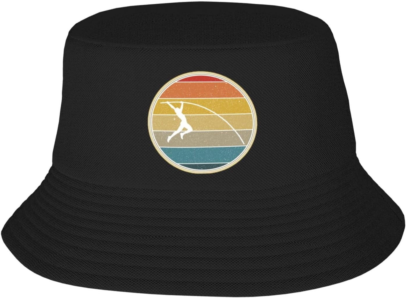 Retro Pole Vault Hat Outdoor Adult Bucket Cap Fishing Cap Baseball Cap ...