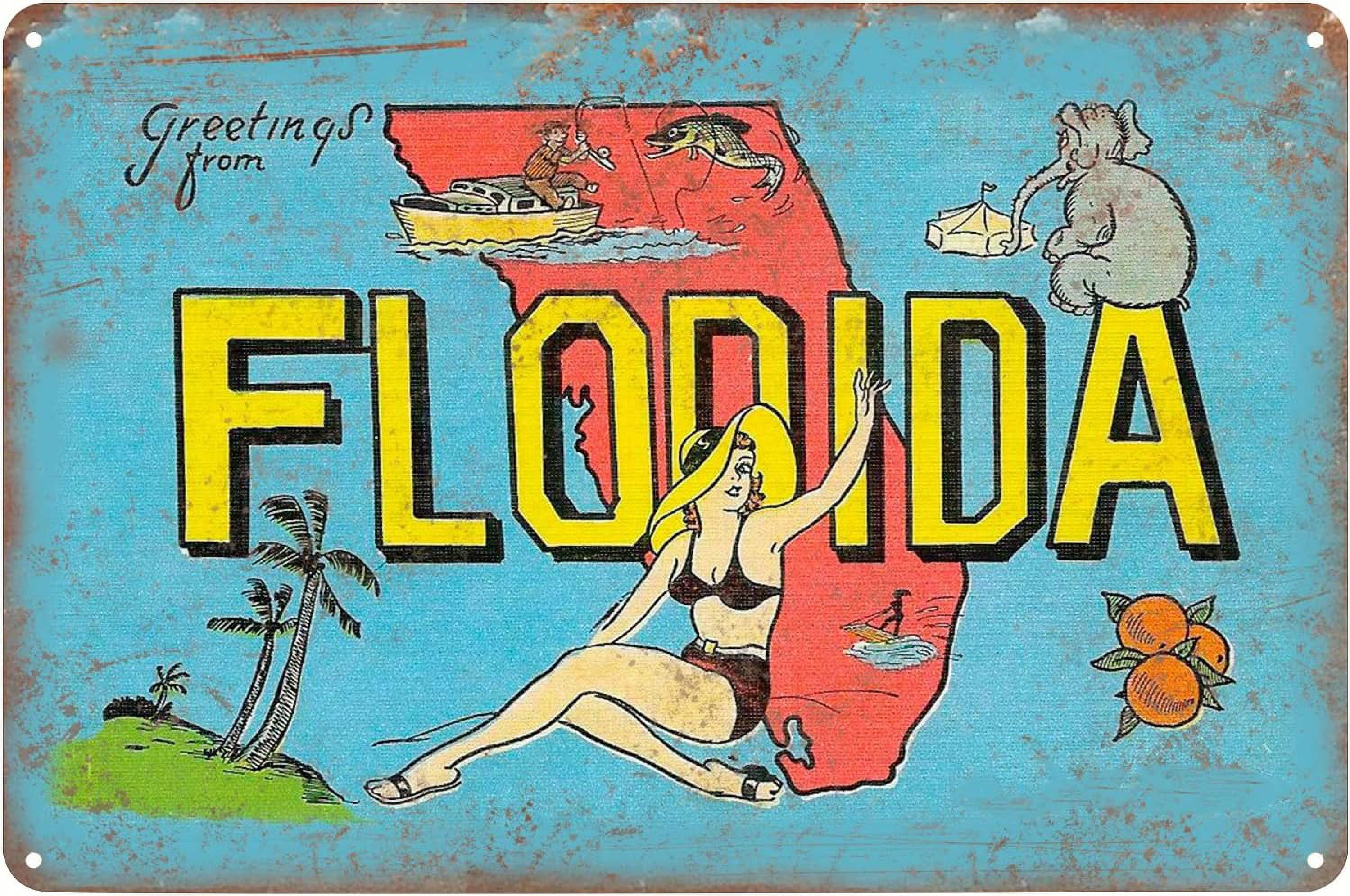 Retro Poster Wall Decor Sign Pin Up Girl Sexy Lady Poster Metal Tin Sign Wall Art Decor Plaque