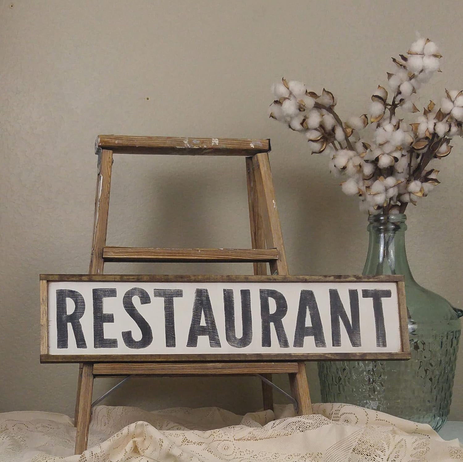 Retro Primitive Decor Restaurant Sign, Cafe Sign, Play Kitchen Sign ...