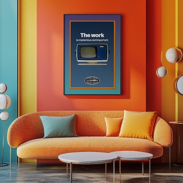Retro Printable Severance Poster, Work is Mysterious and Important ...
