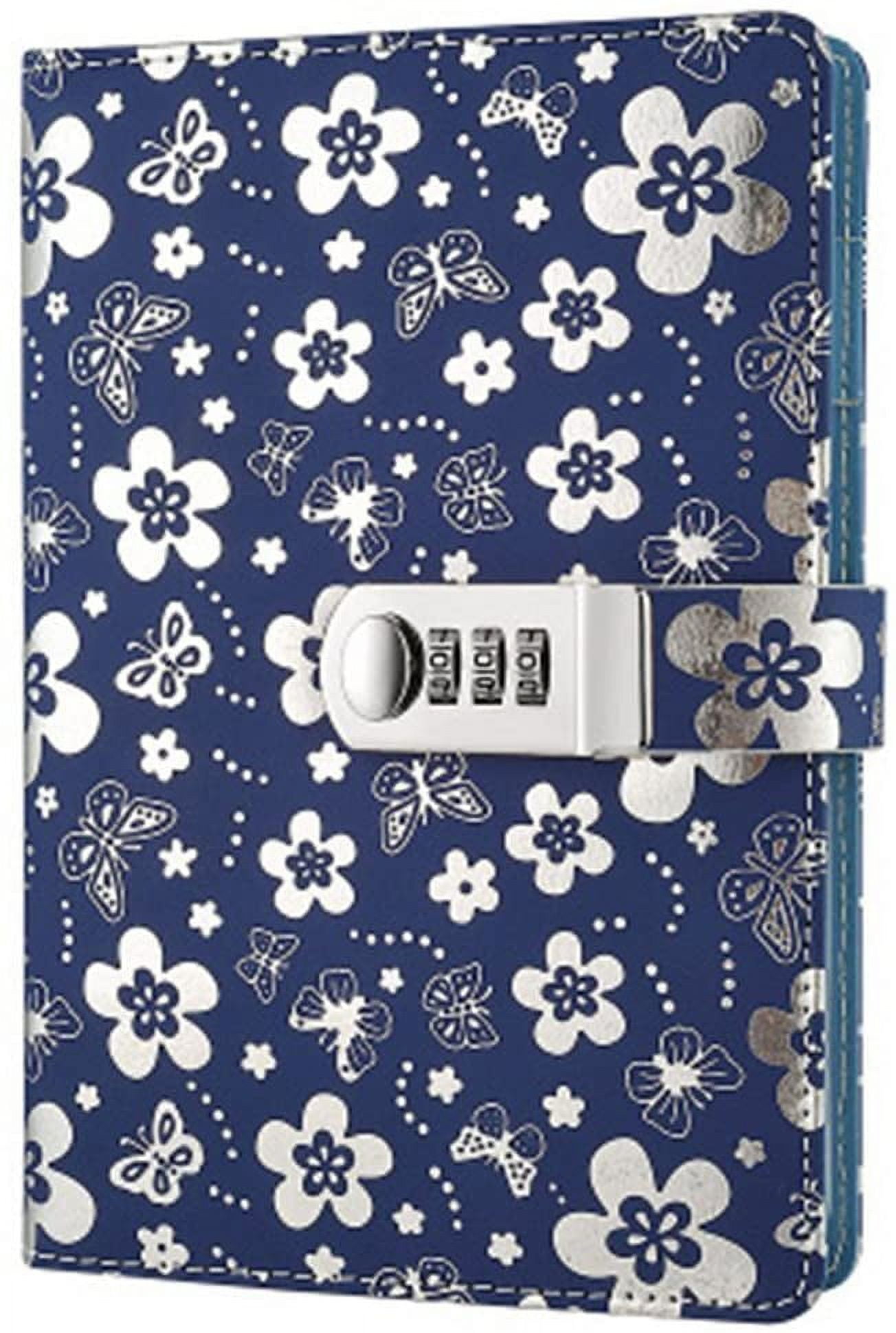 Retro Pu Leather Password Lock Notebook, Diary Journal - Walmart.com