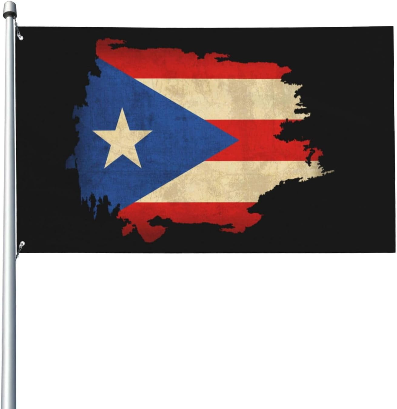Retro Puerto Rico Flag Flag Banner Flags Garden Flag Home House Flags ...